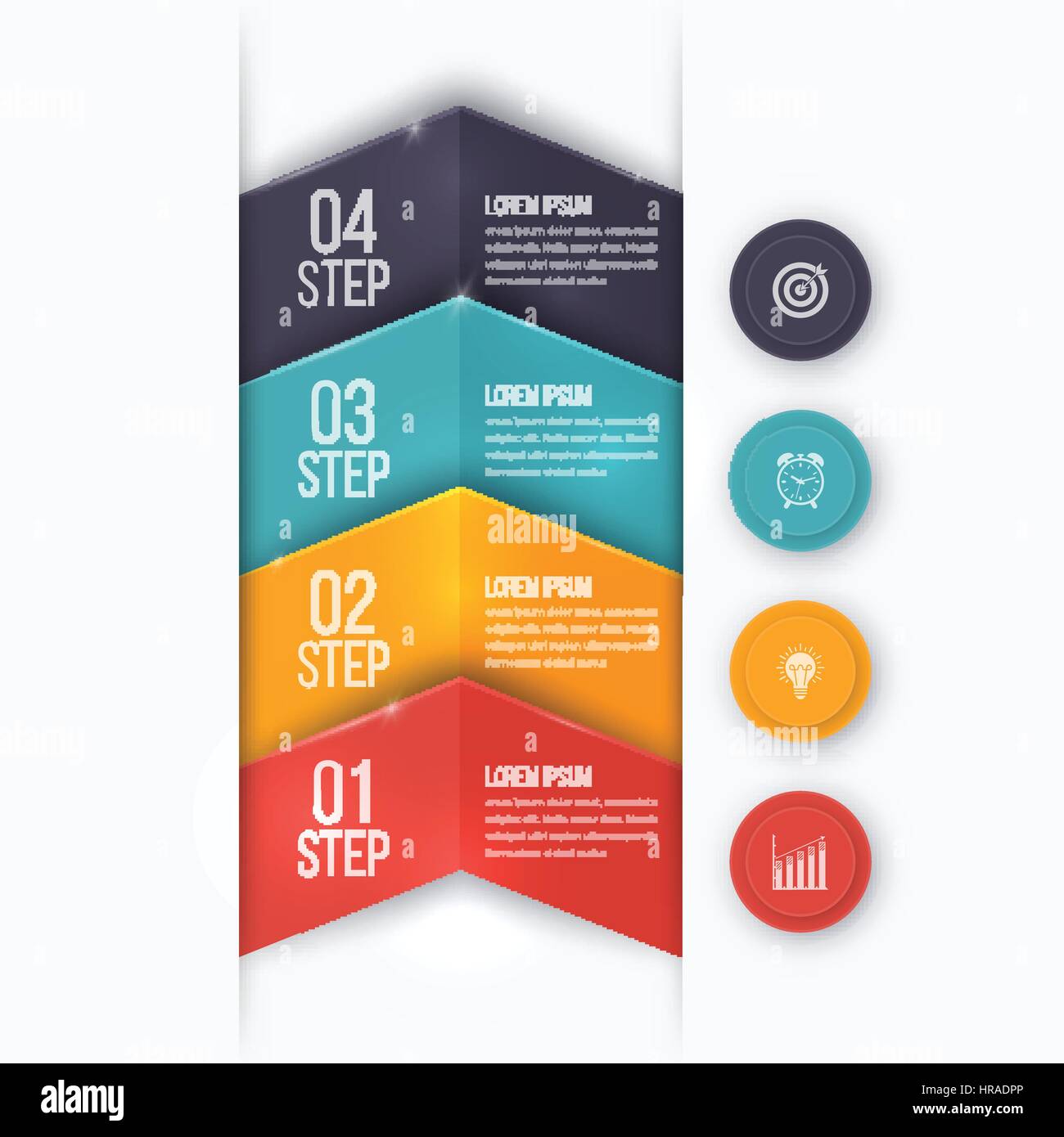 Business project template with arrows Stock Vector Image & Art - Alamy