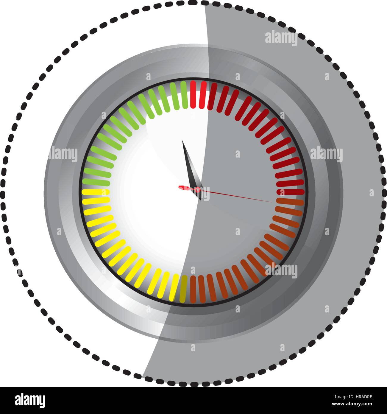 sticker screen chronometer timer counter icon Stock Vector Image & Art ...