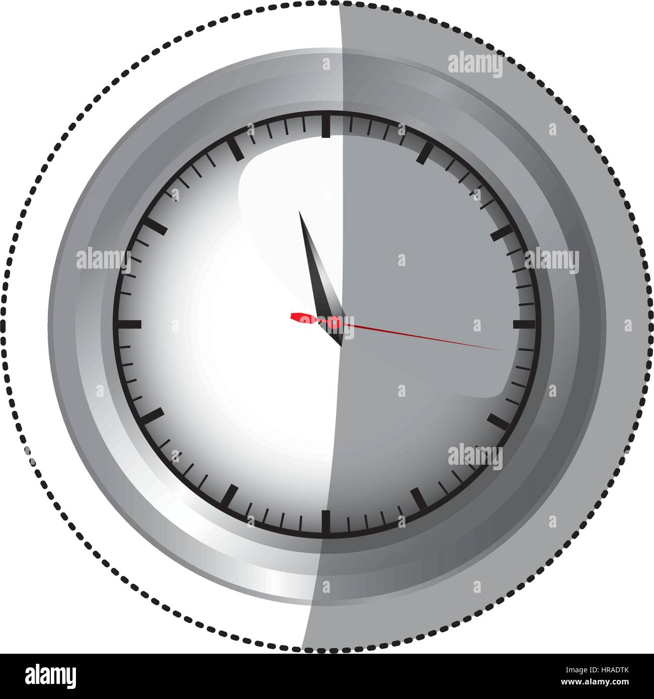 sticker screen chrome stopwatch timer counter icon Stock Vector Image ...