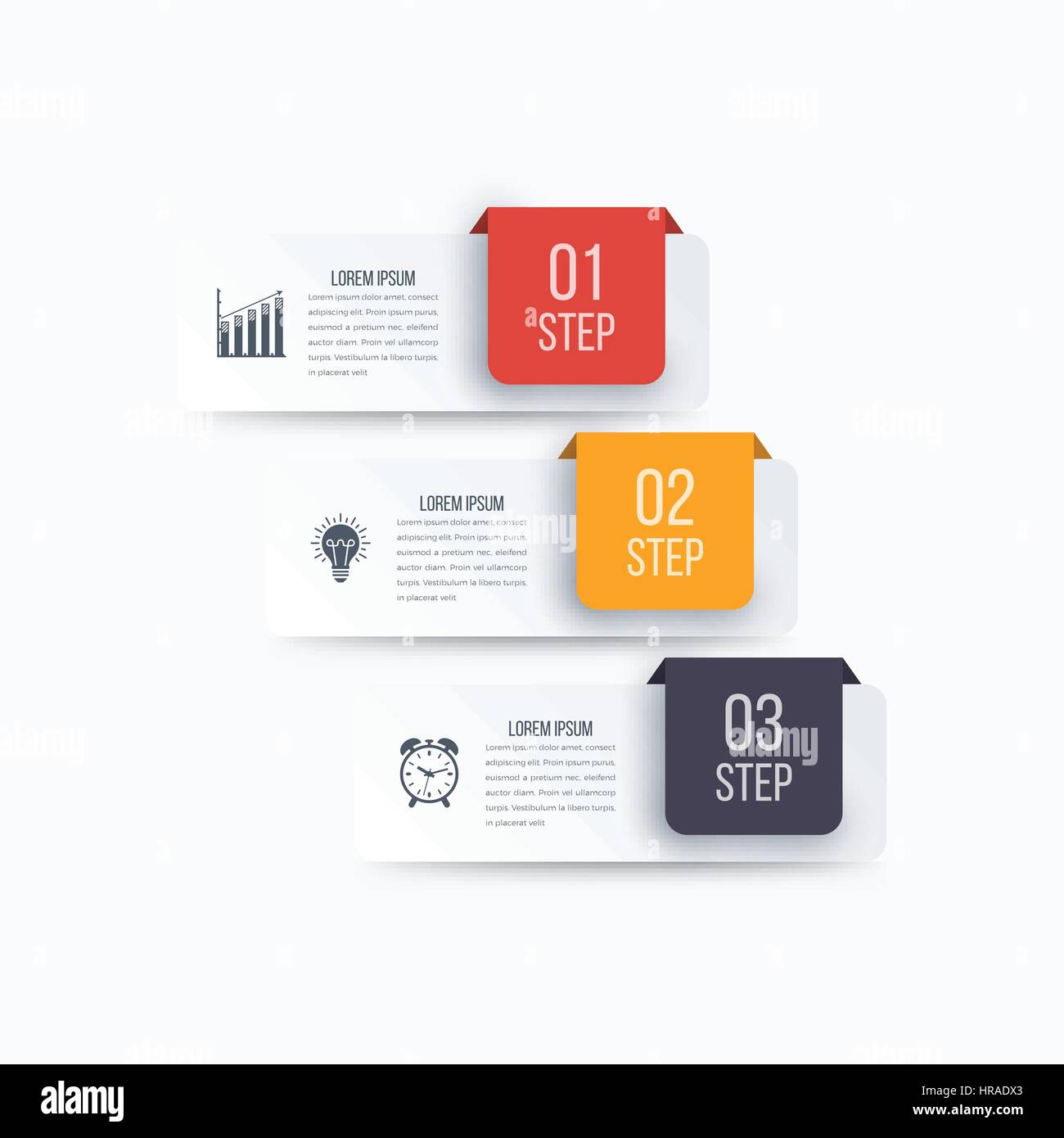 Vector illustration infographics 3 options Stock Vector Image & Art - Alamy