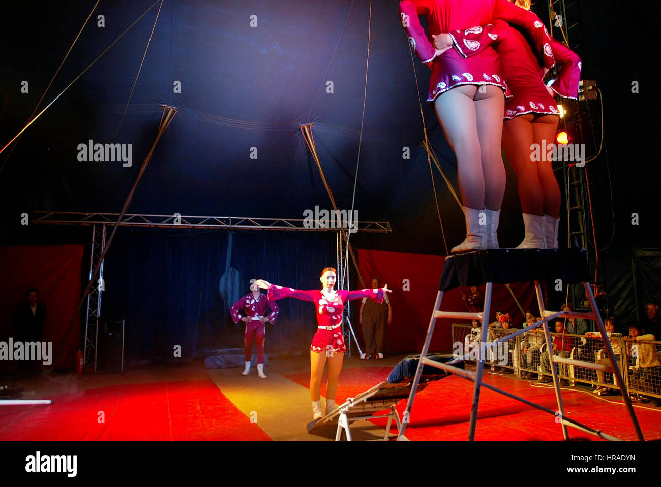 Small dutch circus without animals Stock Photo - Alamy