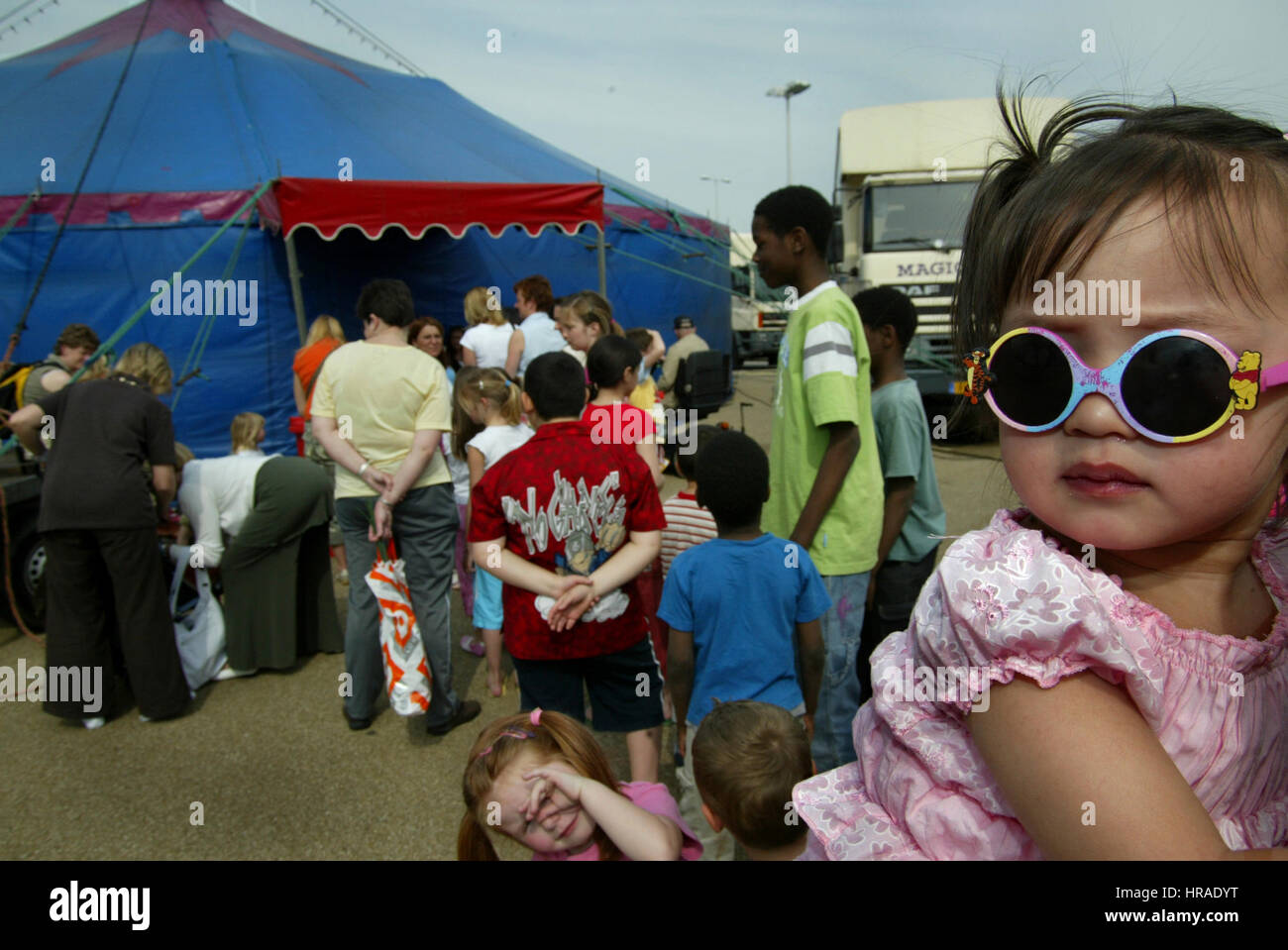 Small dutch circus without animals Stock Photo - Alamy