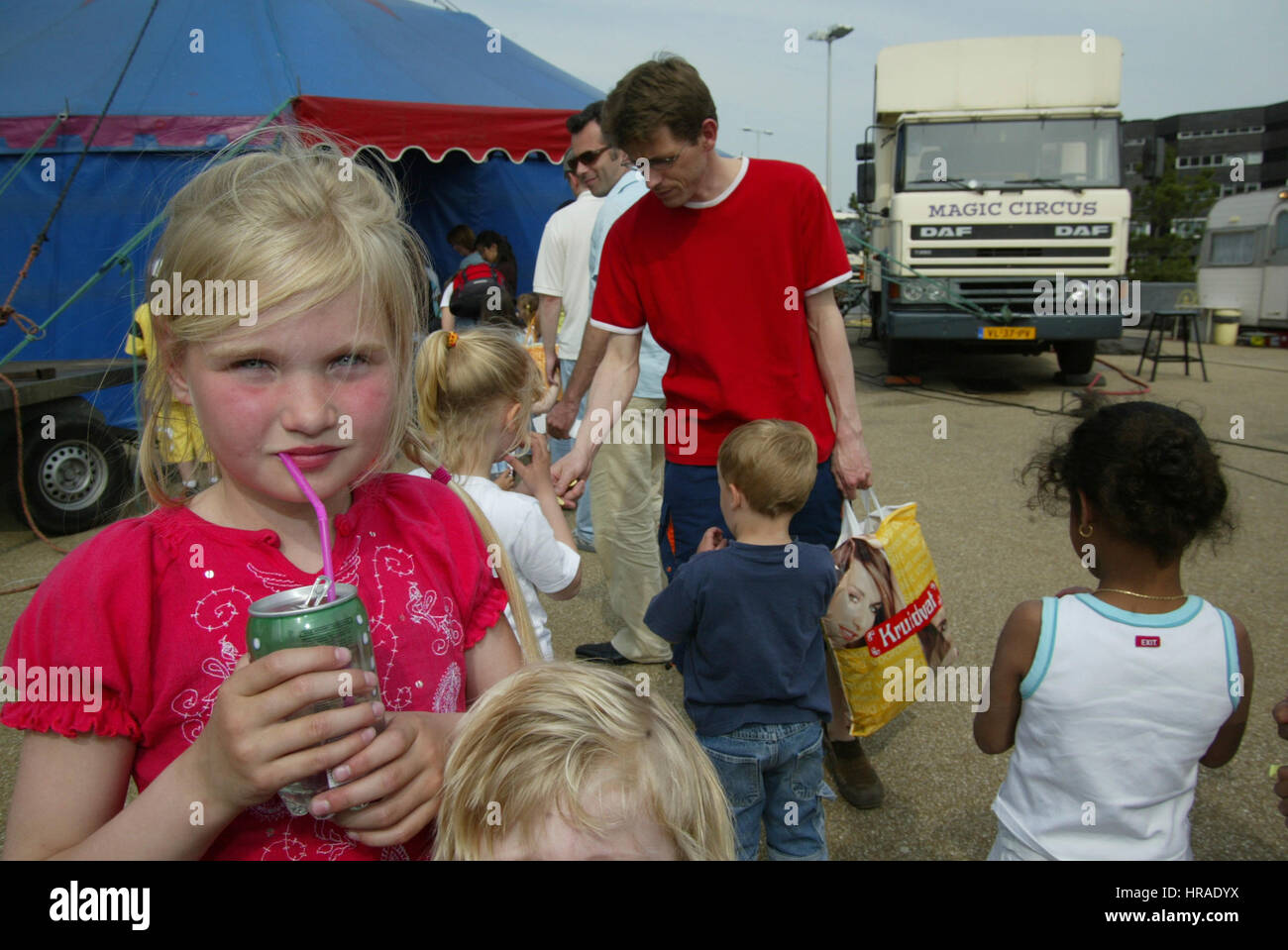 Small dutch circus without animals Stock Photo - Alamy