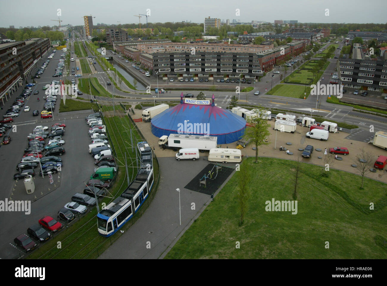 Small dutch circus without animals Stock Photo - Alamy