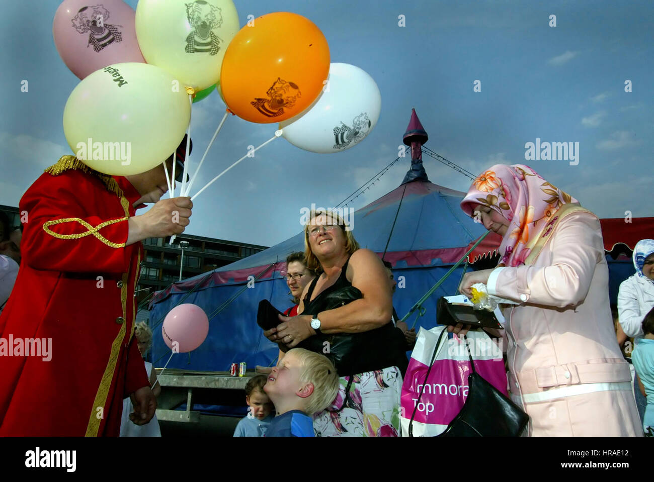Small dutch circus without animals Stock Photo - Alamy