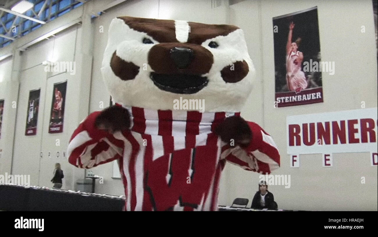 CHEESEHEADS: THE DOCUMENTARY, University of Wisconsin's Badgers' mascot ...