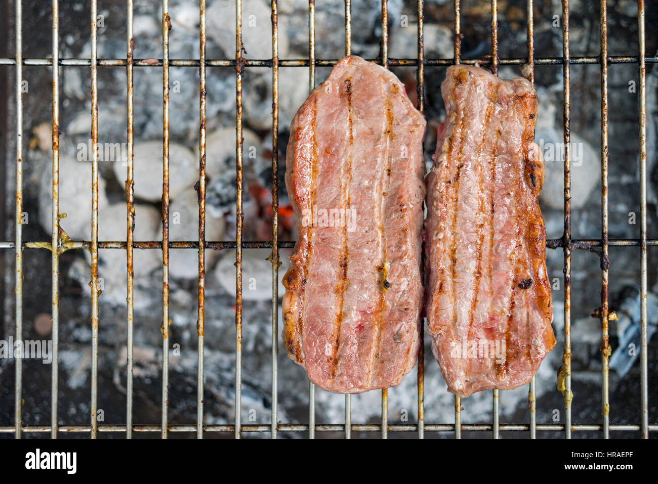 Braai barbecue meat fillets hi-res stock photography and images - Alamy