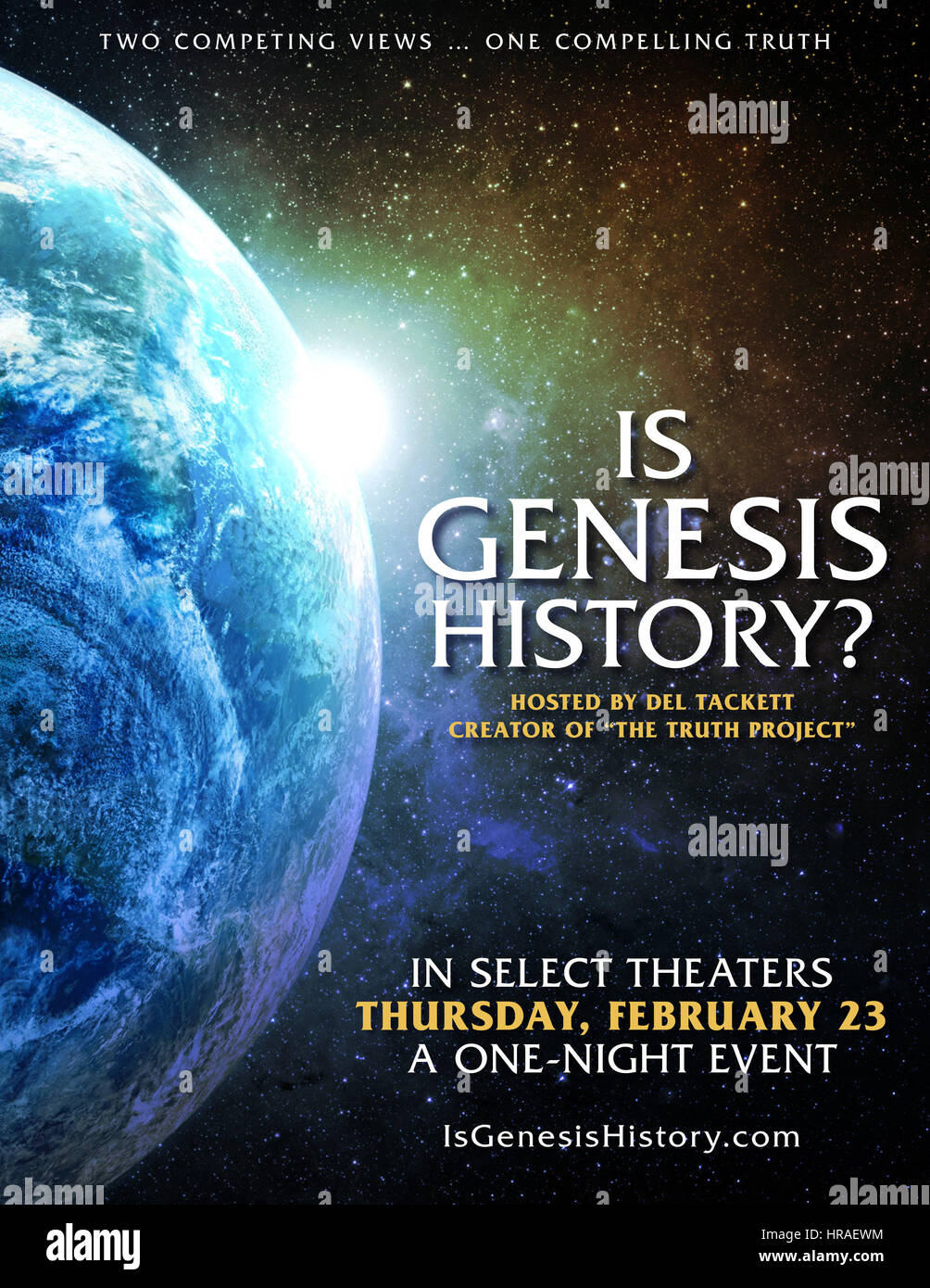IS GENESIS HISTORY?, poster, 2017. © Fathom Events /Courtesy Everett ...