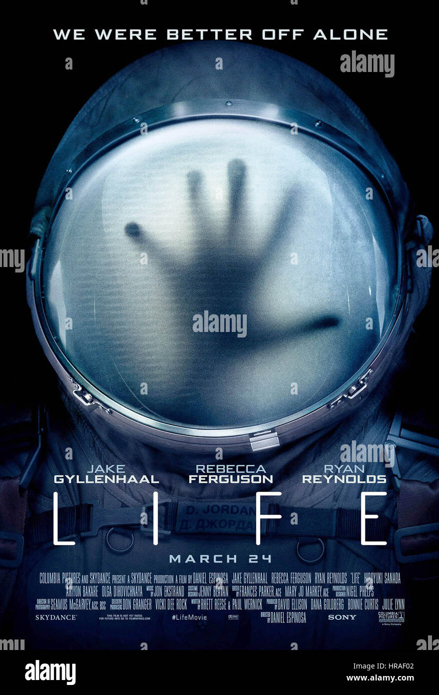 LIFE, US poster, 2017. © Columbia Pictures /Courtesy Everett Collection ...