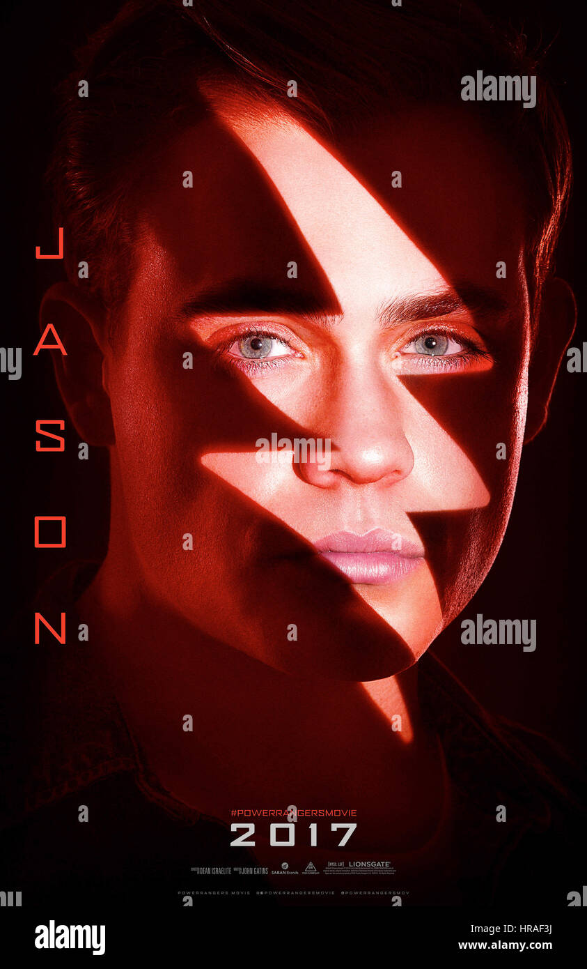 POWER RANGERS, US character poster, Dacre Montgomery as Jason Lee Scott ...