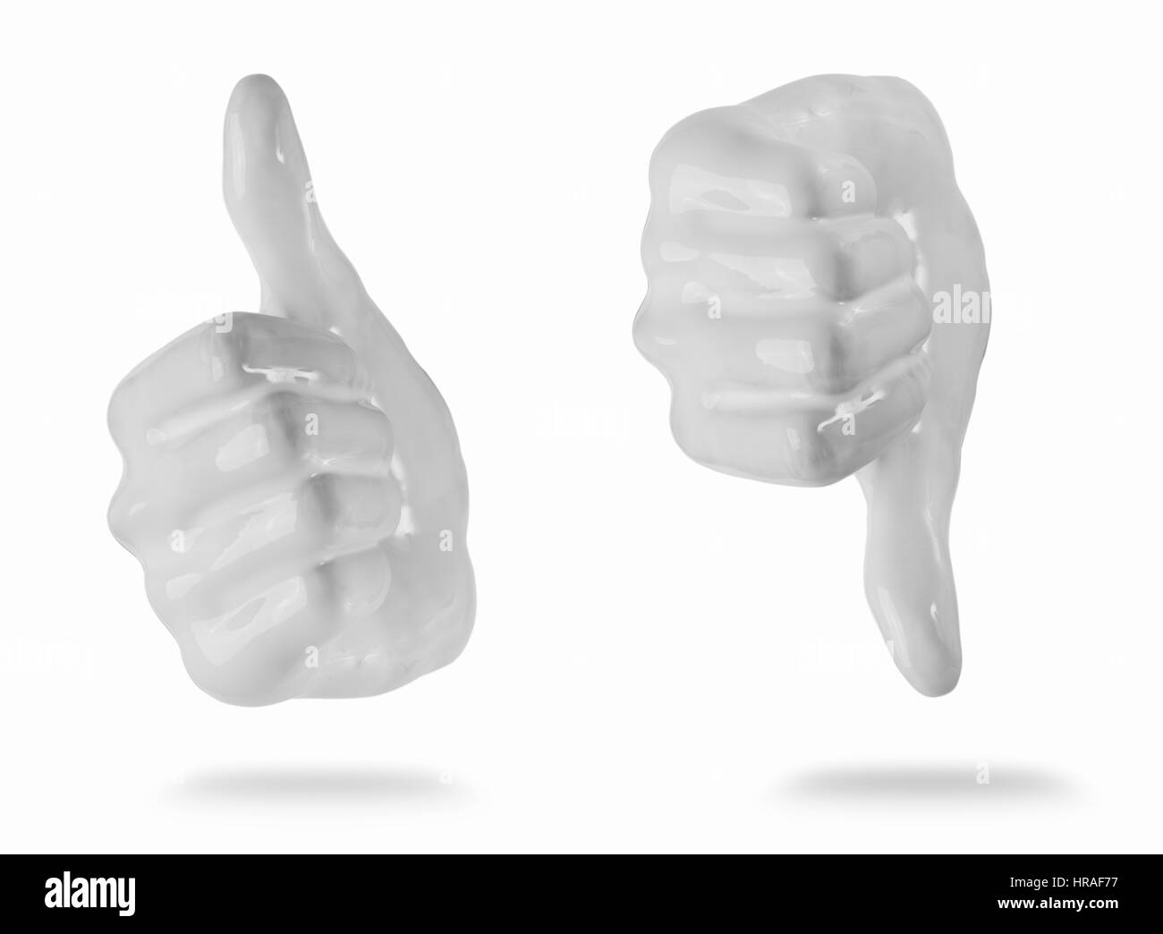 Hand showing thumbs up on Black and White Stock Photos & Images - Alamy