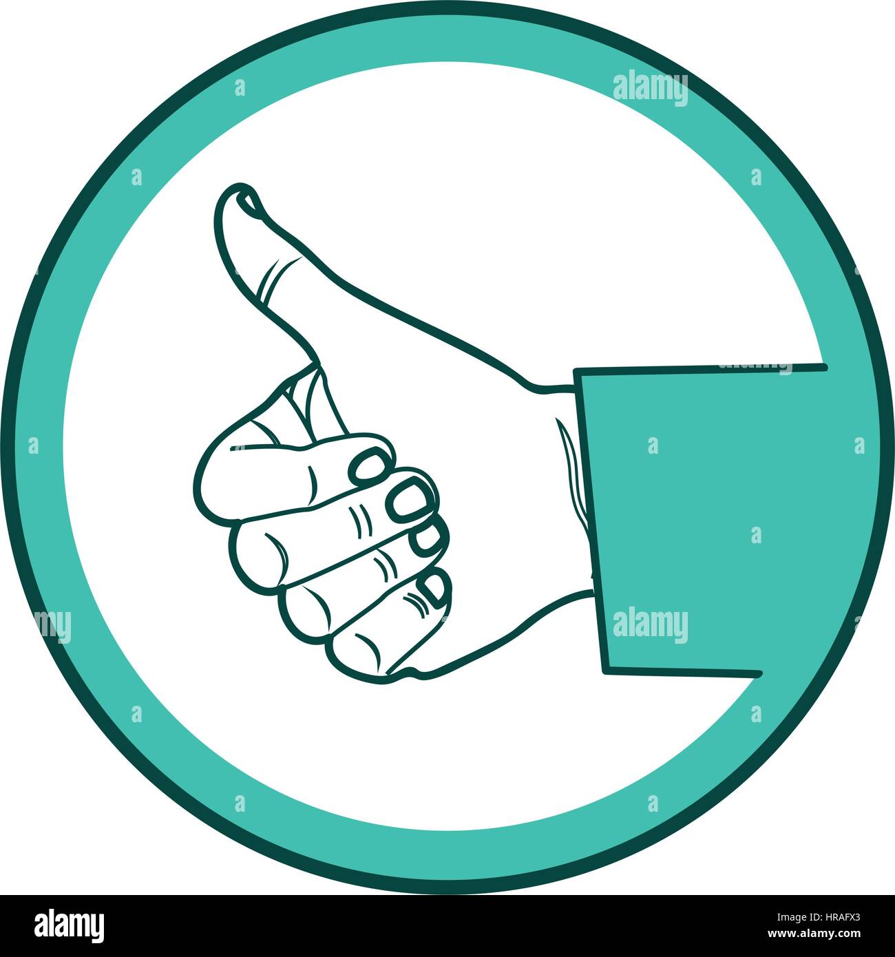 Frame of fingers Stock Vector Images - Alamy