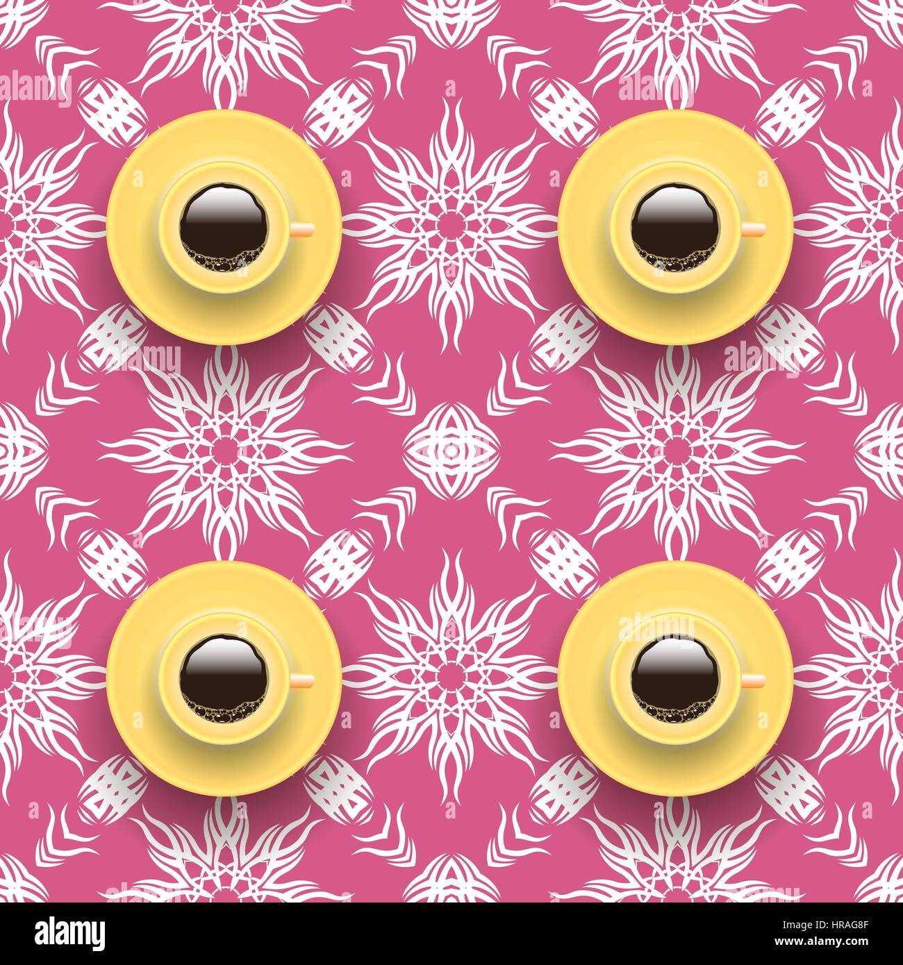 Pink coffee table Stock Vector Images - Alamy