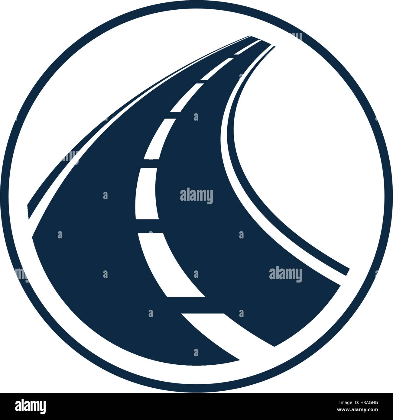 Winding road vector element graphic hi-res stock photography and images ...