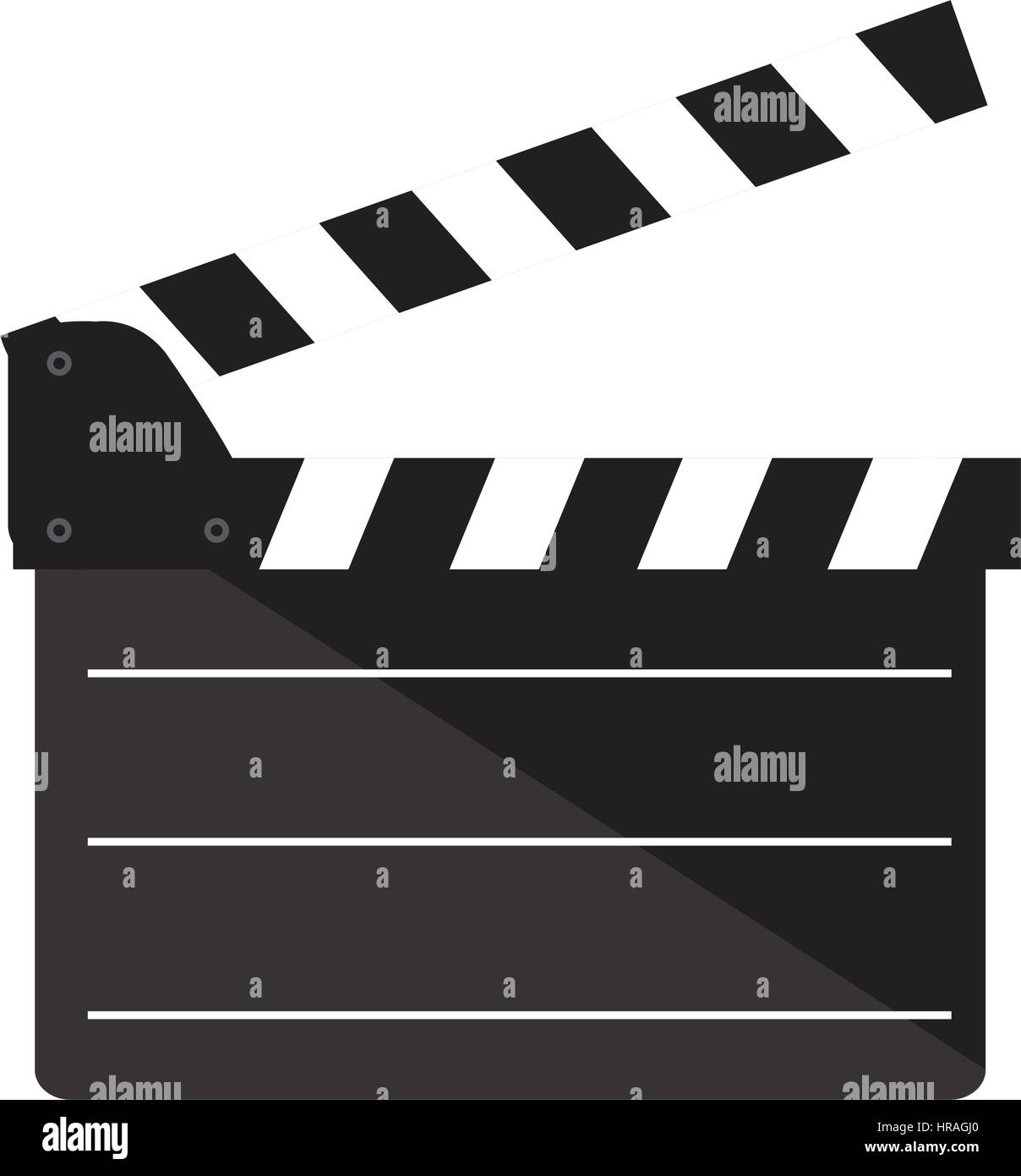 Isolated clapperboard icon Stock Vector Image & Art - Alamy