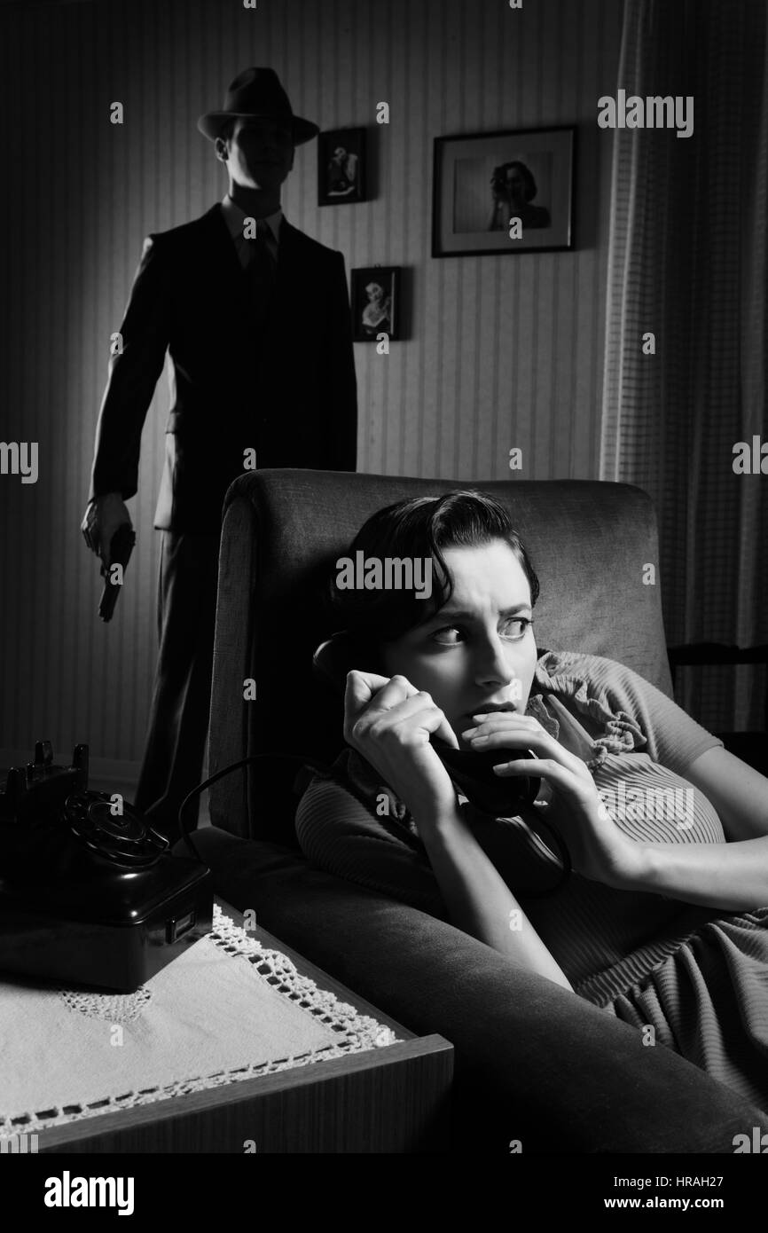 1950s couple sitting back back Black and White Stock Photos & Images ...