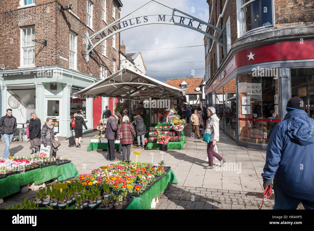Shambles market york england uk hi-res stock photography and images - Alamy