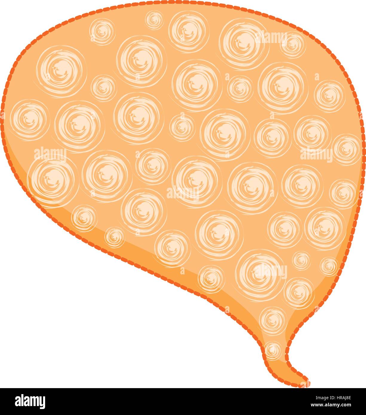 sticker callout for dialogue shape rounded with orange background and ...