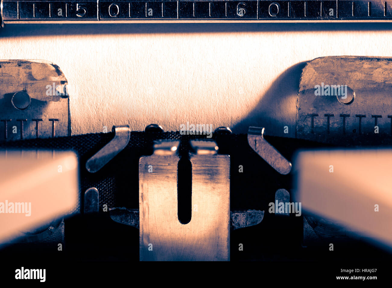 Part of old typewriter in closeup Stock Photo - Alamy