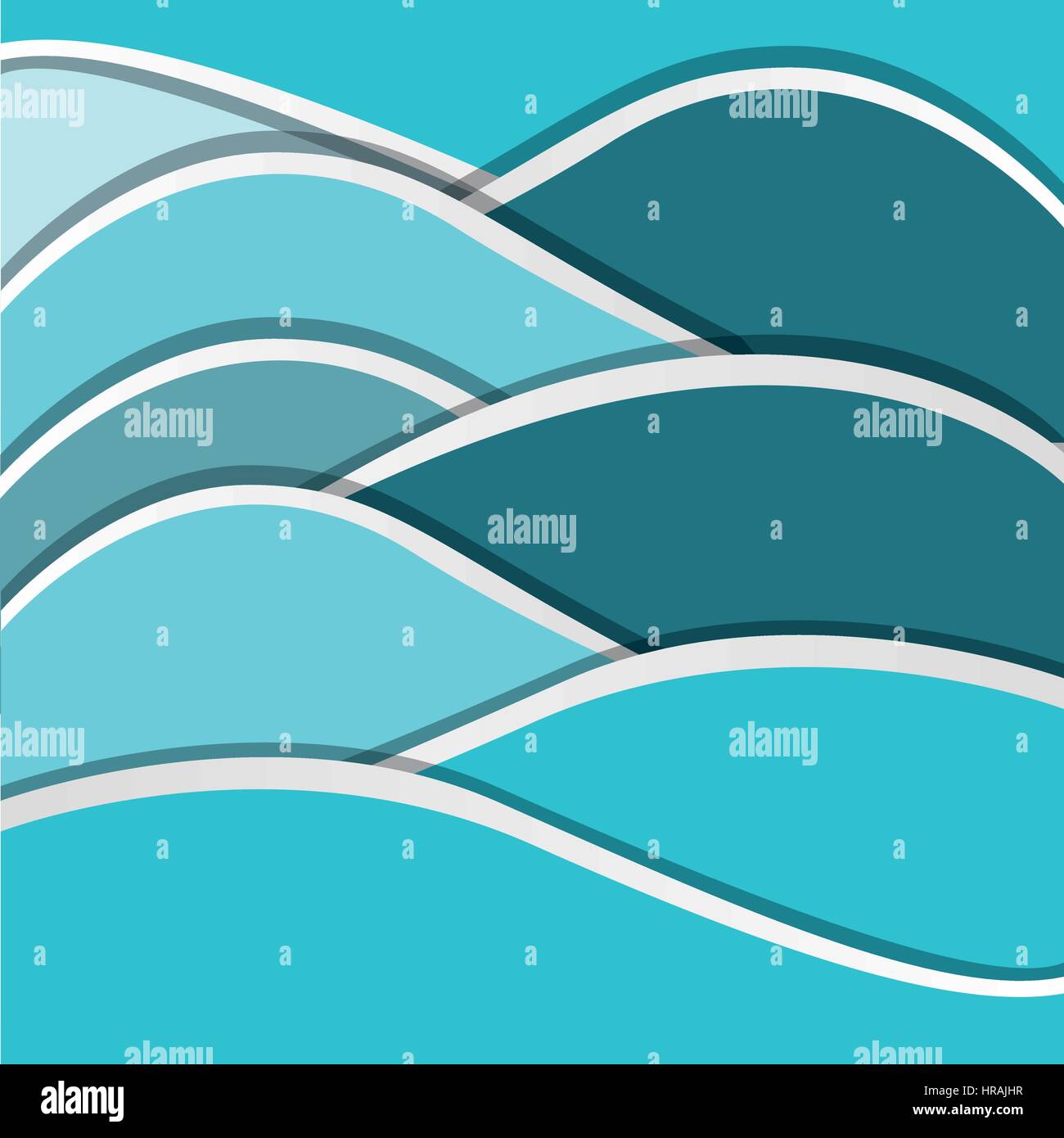 color abstract silhouette of sea waves Stock Vector Image & Art - Alamy