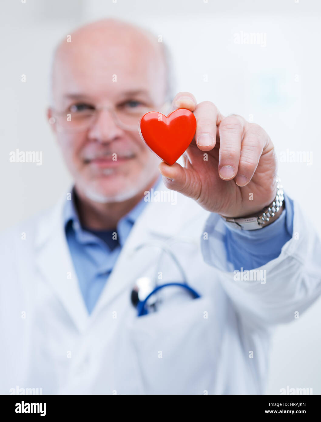 Doctor Holding An Heart Cardiologist And Cardiovascular Diseases
