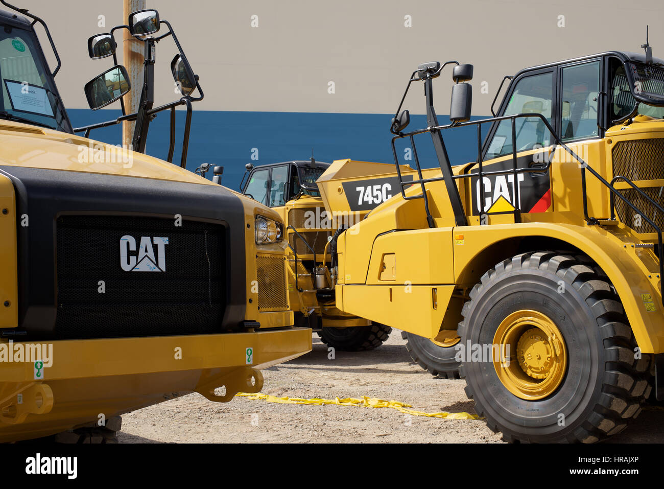 Commercial vehicles for export at The Port of Southampton, Hampshire ...