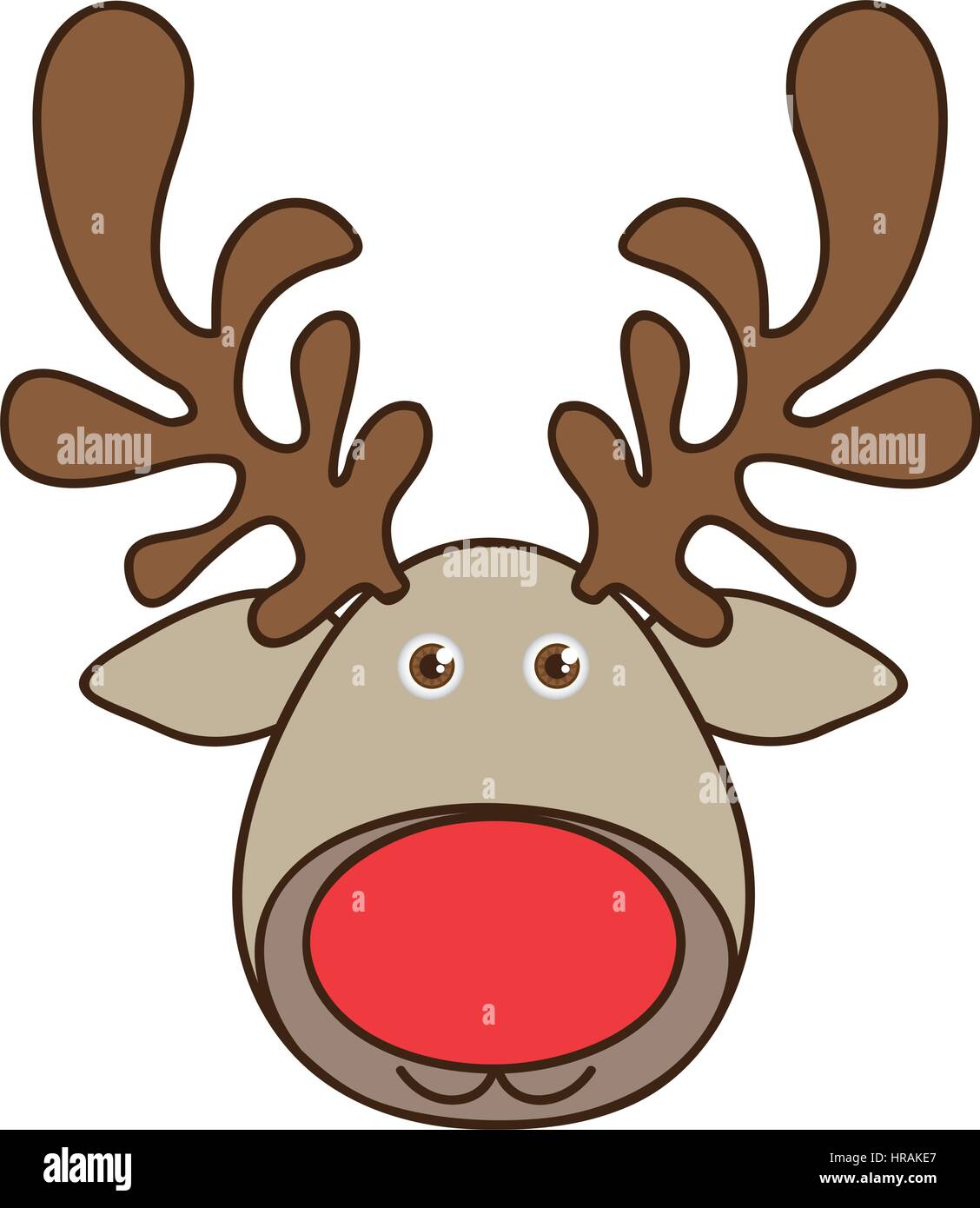 Rudolph Face Clipart