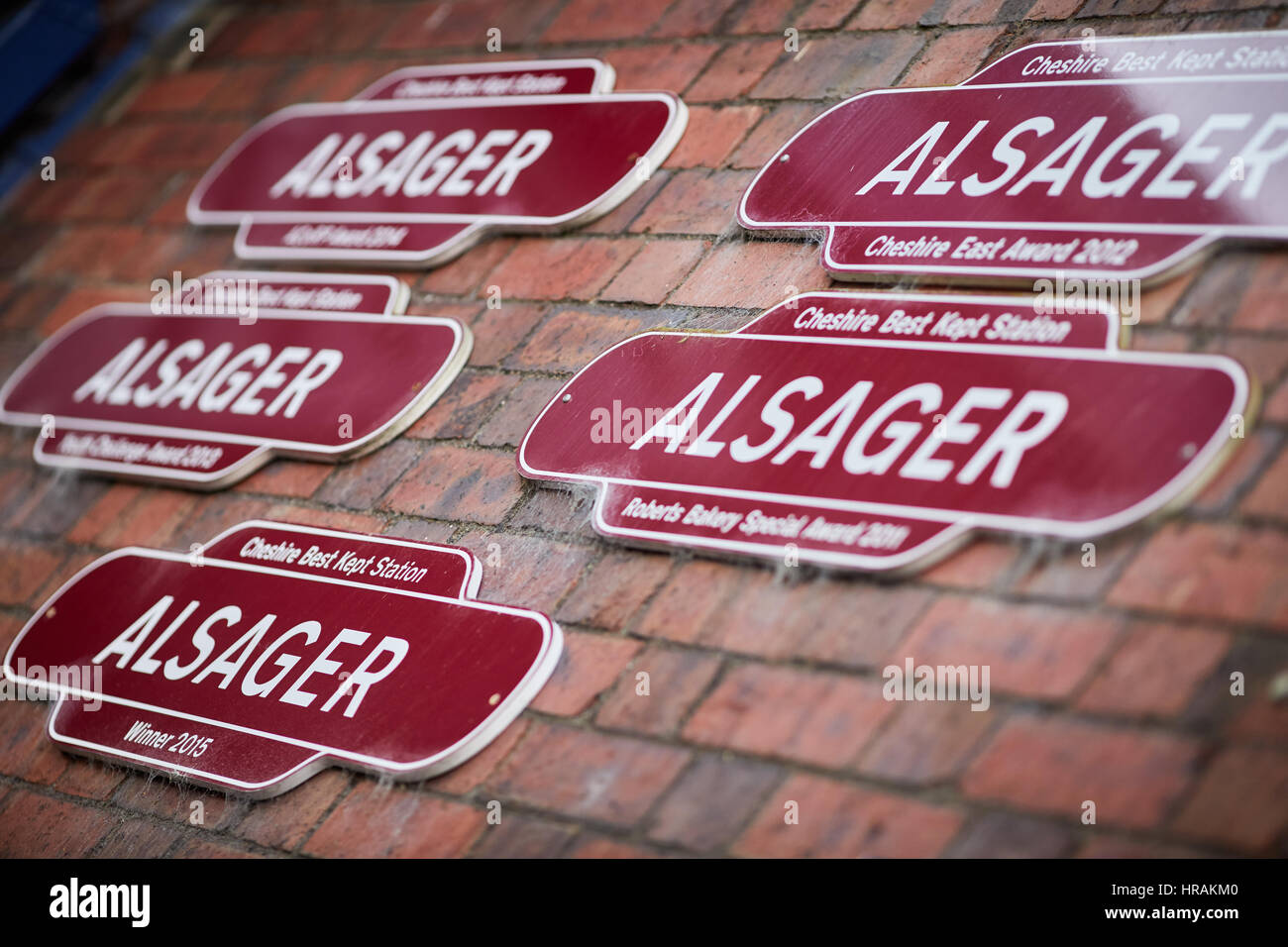 Railway totem sign hi-res stock photography and images - Alamy