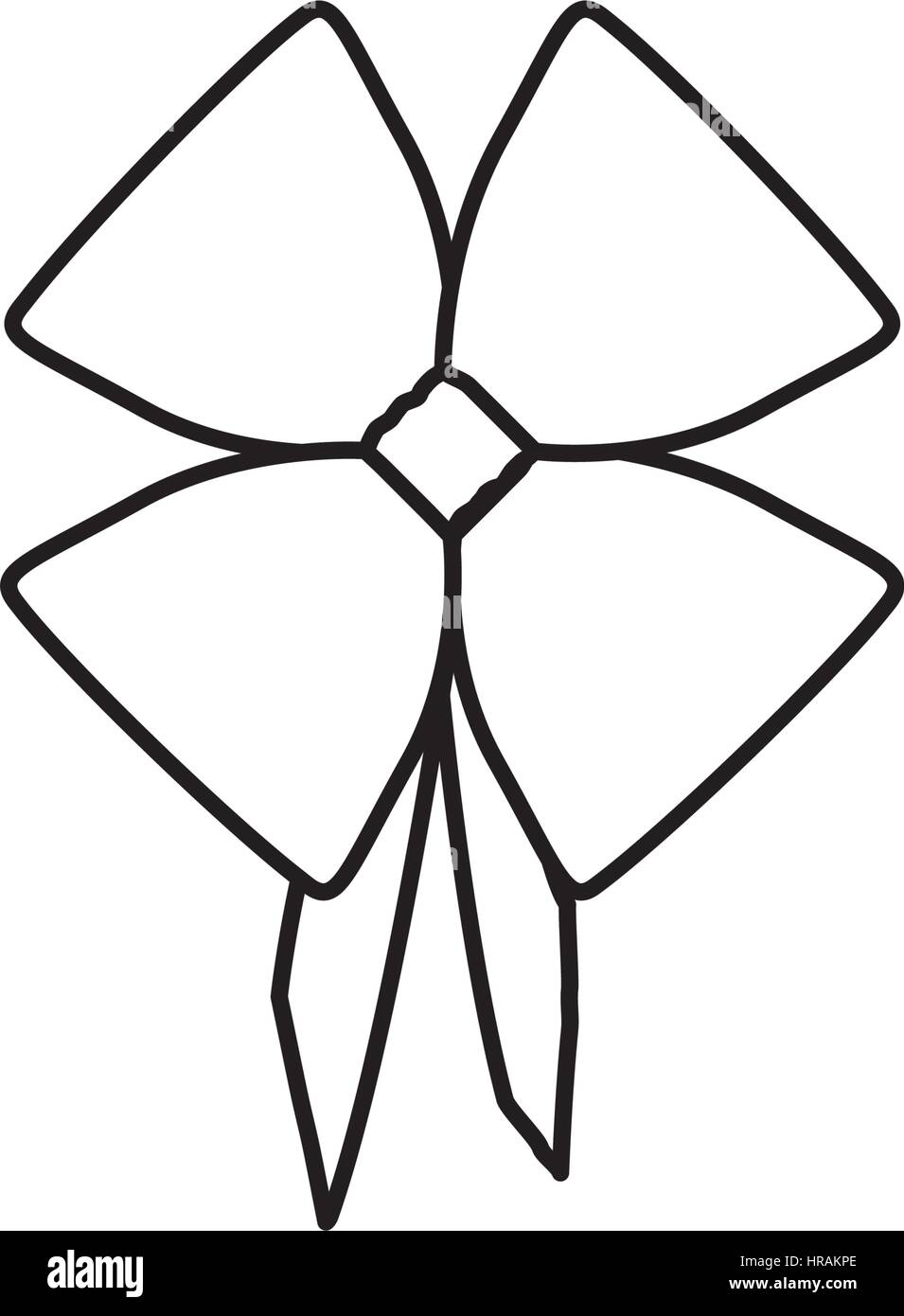 silhouette satin shiny ribbon with tape holding Stock Vector Image ...