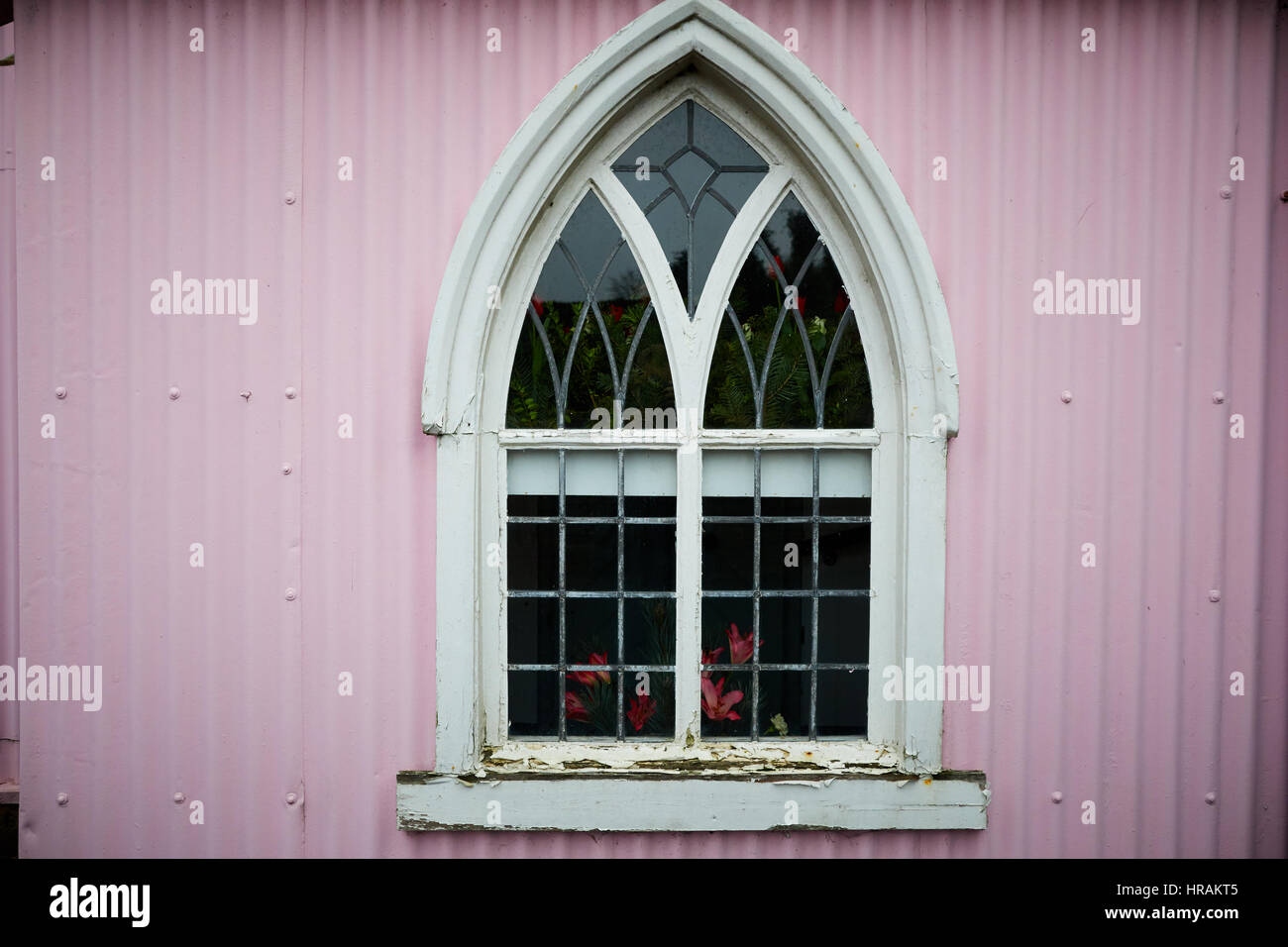 Visible form the m6 motorway pink landmark St Philip's Church New Inn ...