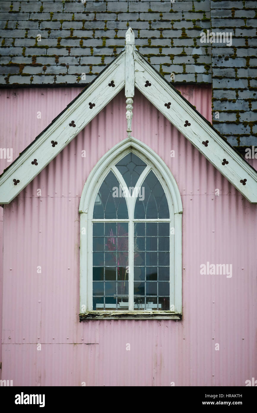 Visible form the m6 motorway pink landmark St Philip's Church New Inn ...