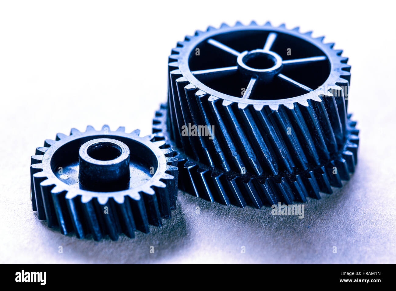 Mechanical ratchets in closeup and toning view Stock Photo - Alamy