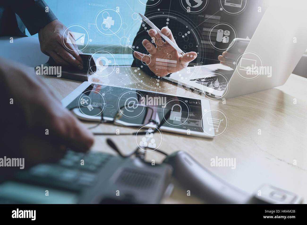 Designer Businessman hand using smart phone,mobile payments online ...