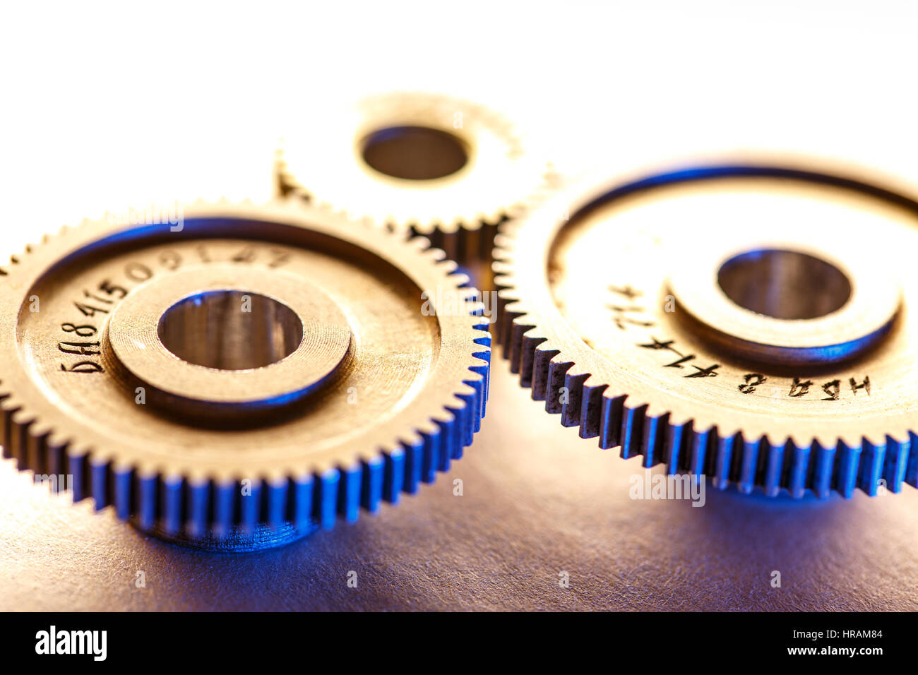 Mechanical ratchets in closeup and toning view Stock Photo - Alamy