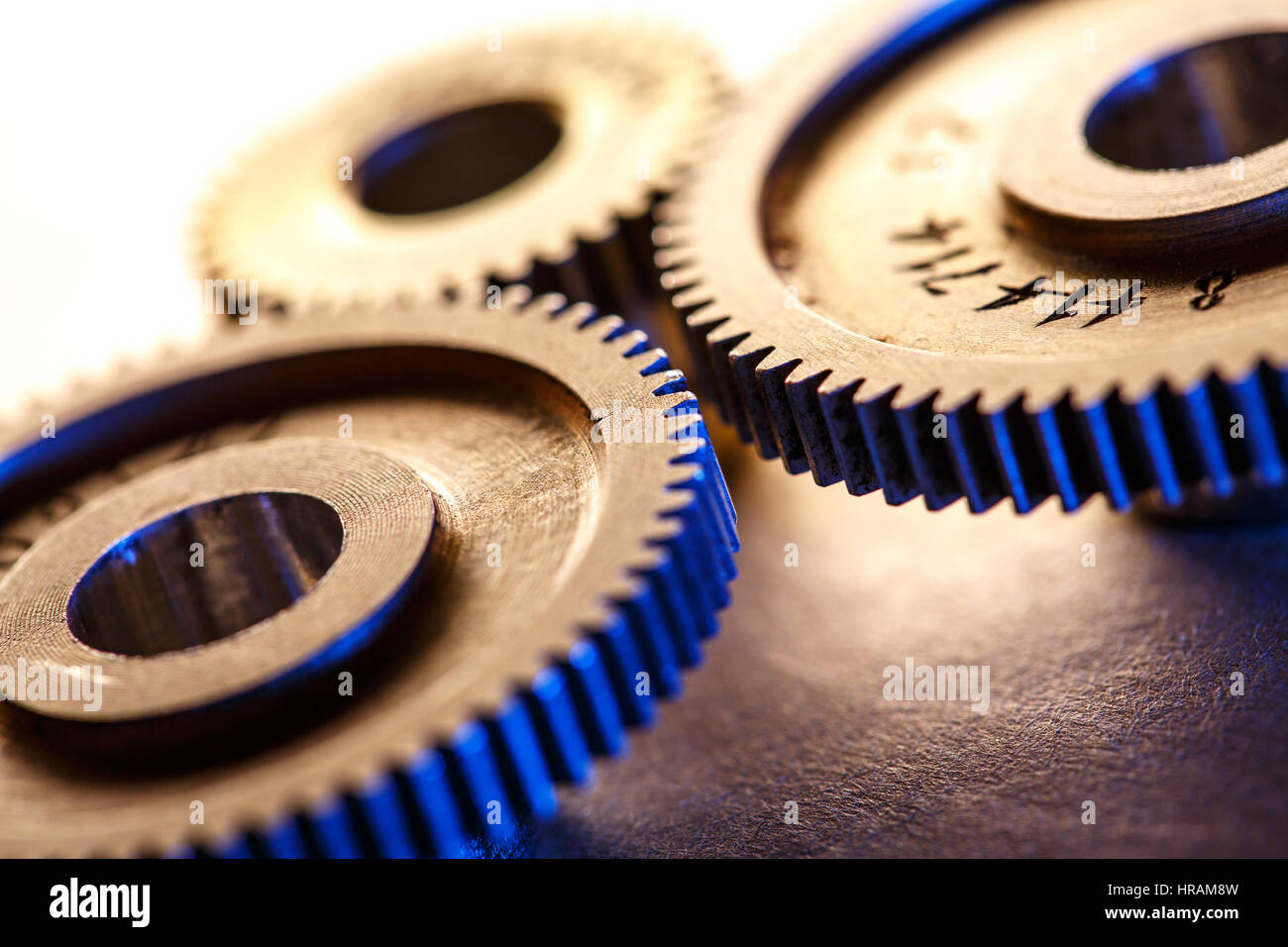 Mechanical ratchets in closeup and toning view Stock Photo - Alamy