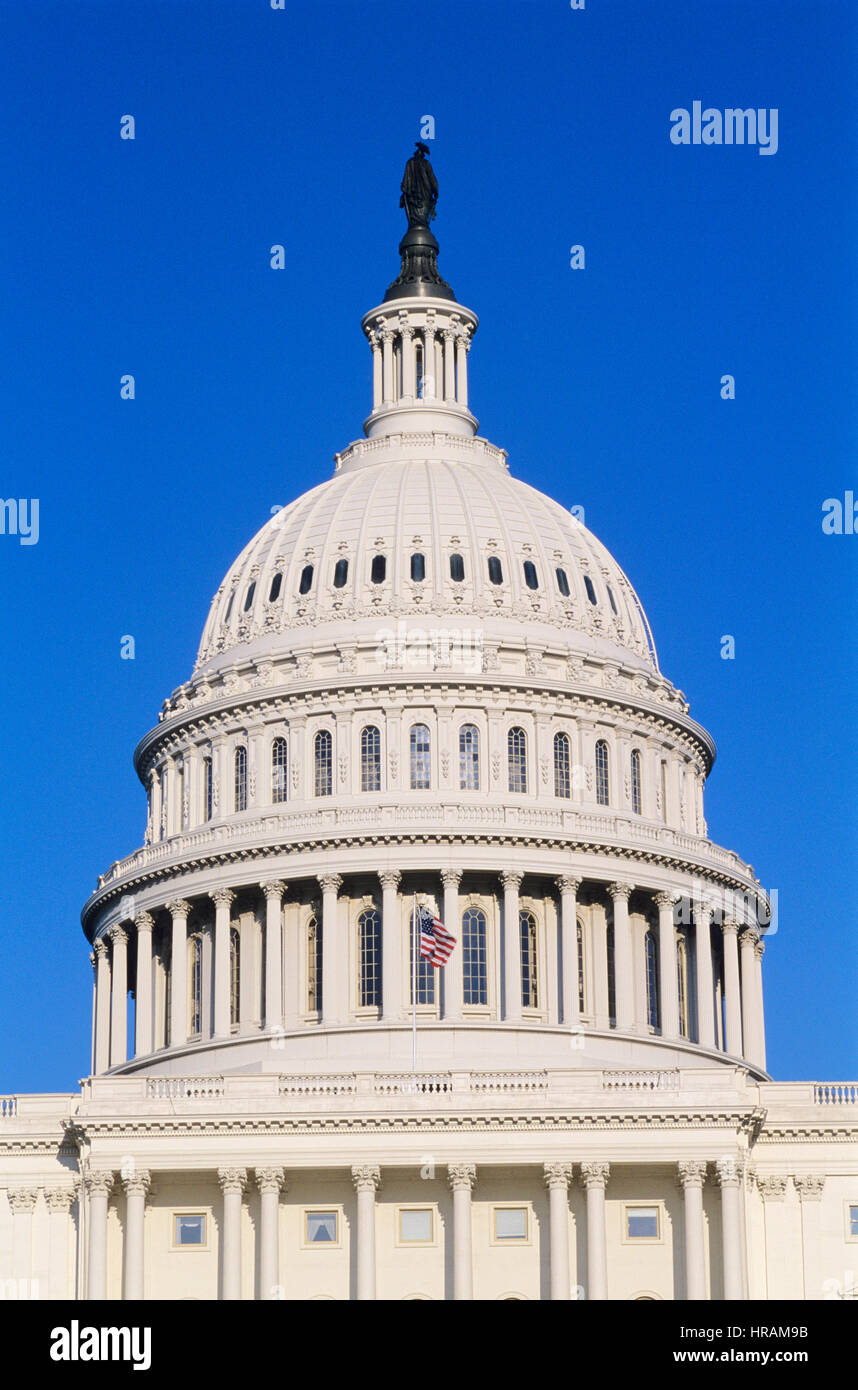 Dome of the United States Capitol Building, Washington, D.C., U.S.A ...