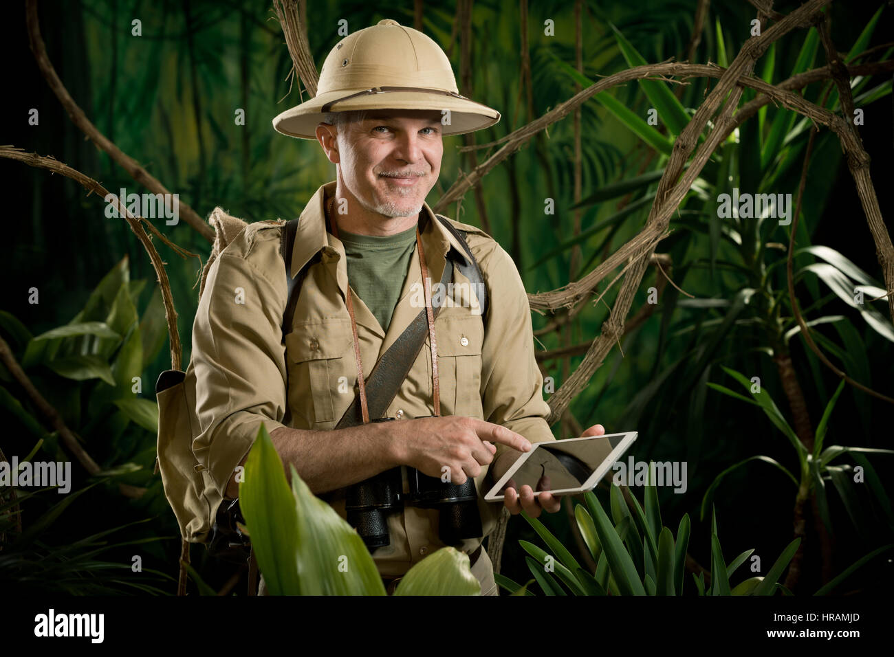 Smiling explorer adventurer hi-res stock photography and images - Alamy