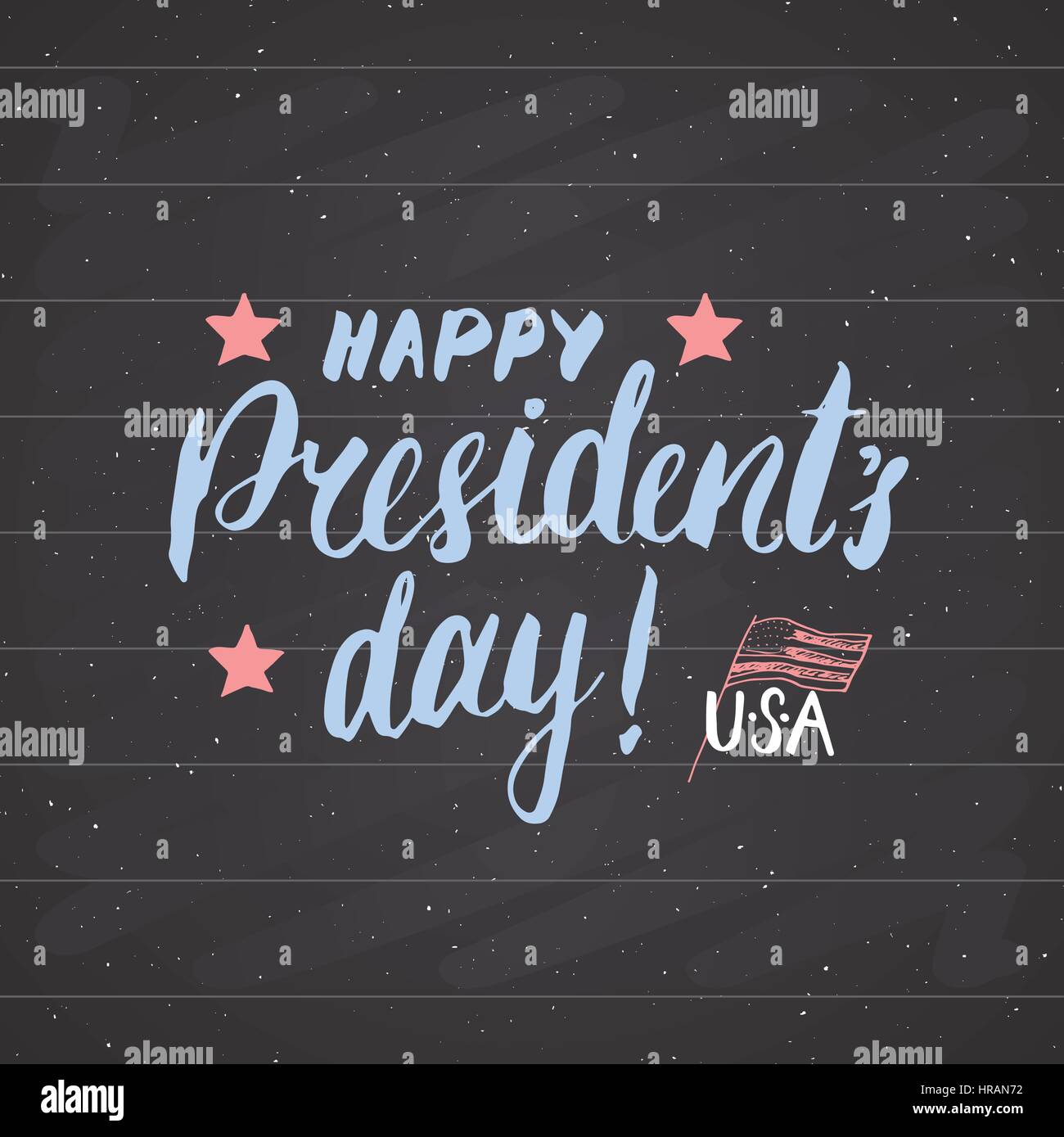Happy President's Day Vintage USA greeting card, United States of ...