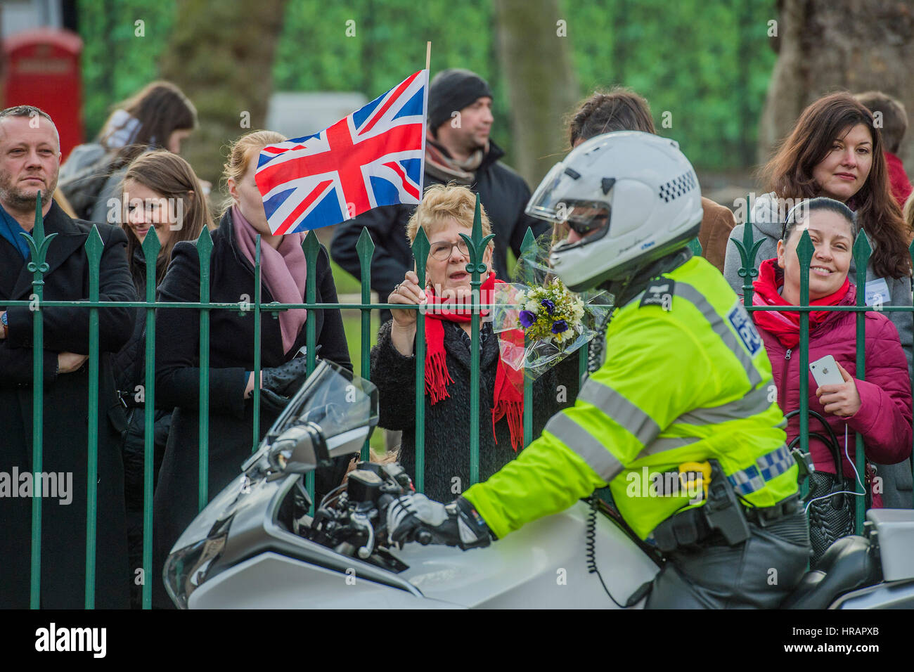 Child waving union jack hi-res stock photography and images - Alamy