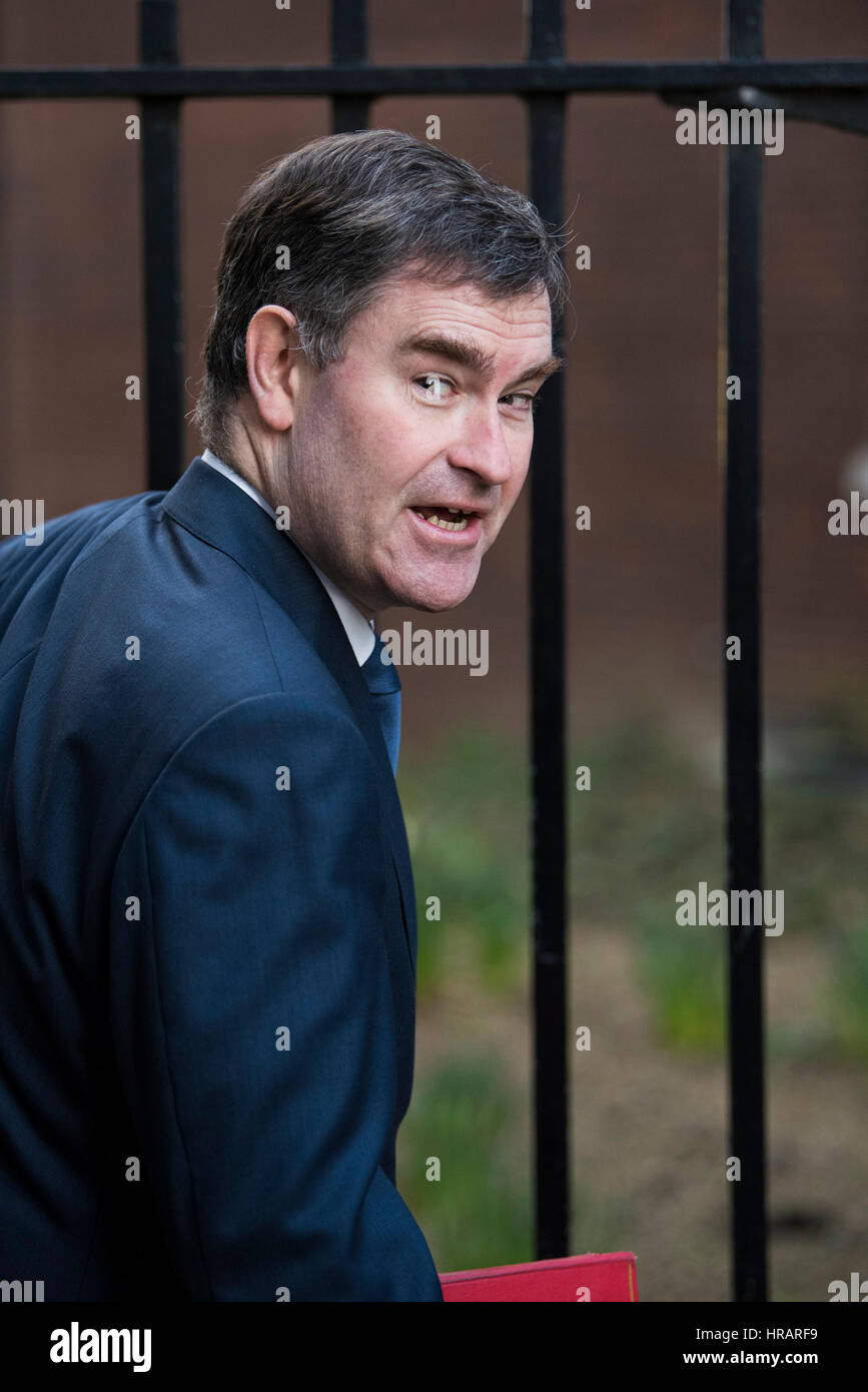 London, UK. 28th February 2017. David Gauke, Chief Secretary to the ...