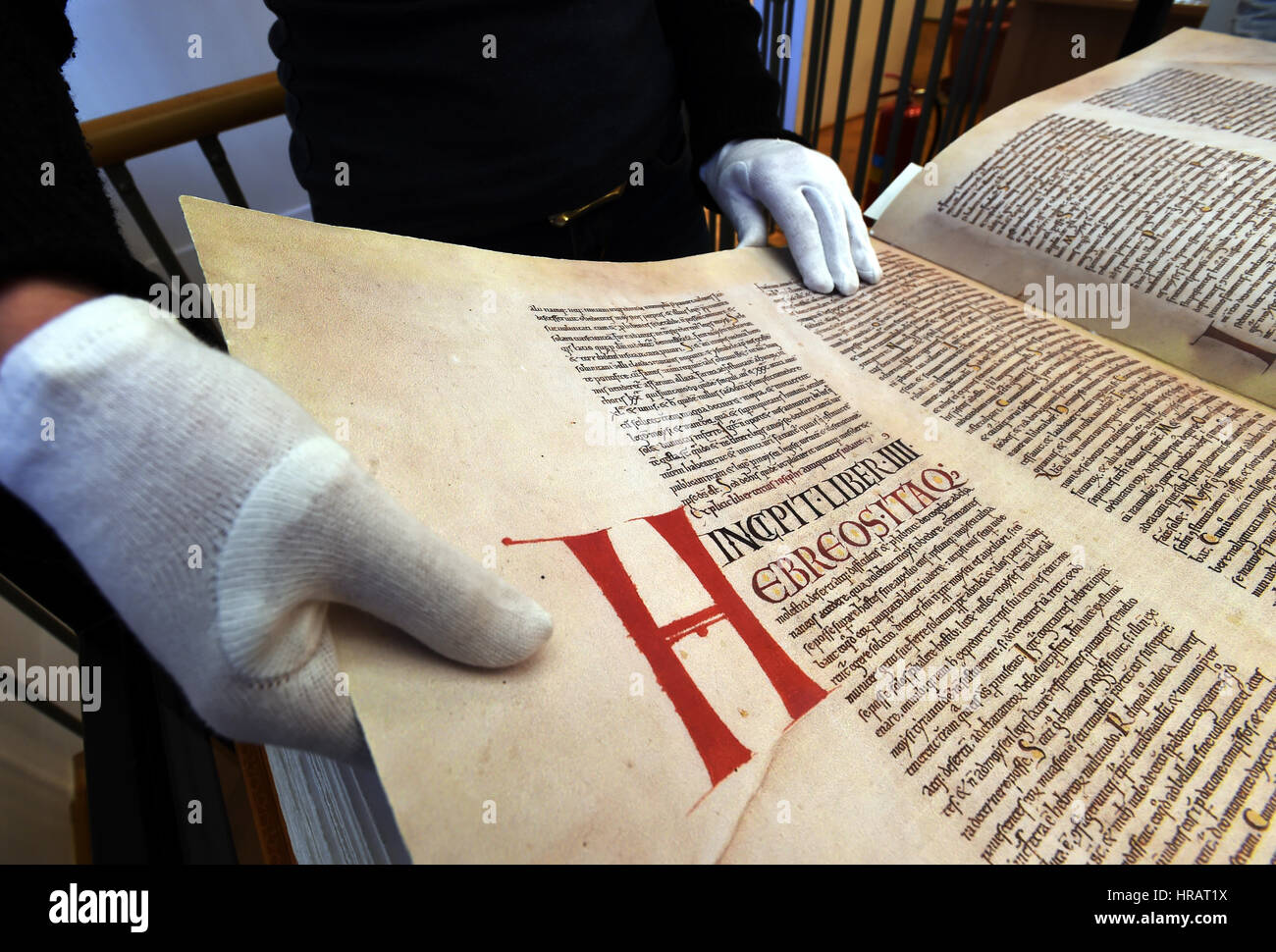 Facsimile devil´s bible codex gigas hi-res stock photography and images ...