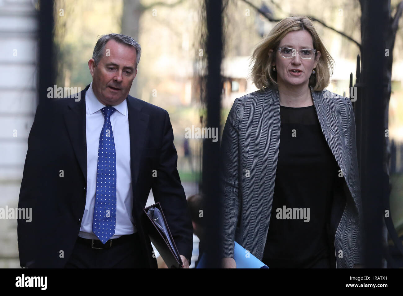 Downing Street, London, UK. 28th Feb, 2017. Amber Rudd Secretary of ...