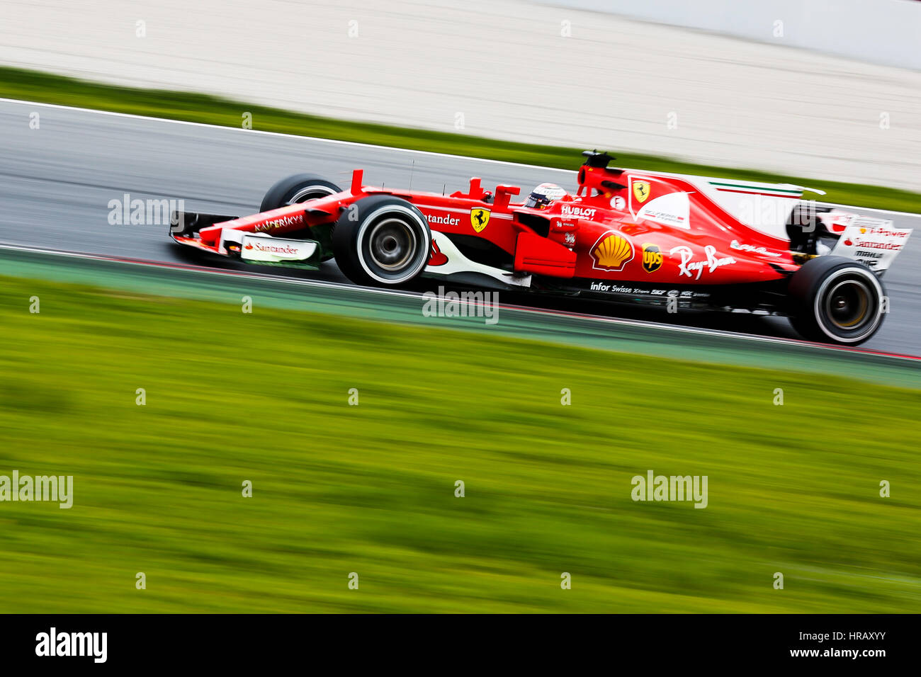 Barcelona, Spain. 28th Feb, 2017. Raikkonen during the FORMULA ONE TEST ...