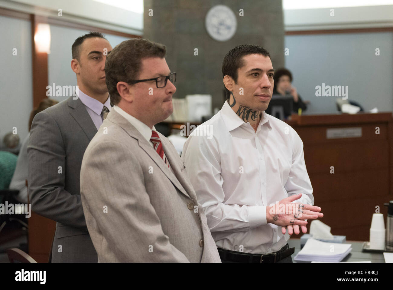 Las Vegas, USA. 28th Feb, 2017. Former MMA fighter Jonathan Paul ...