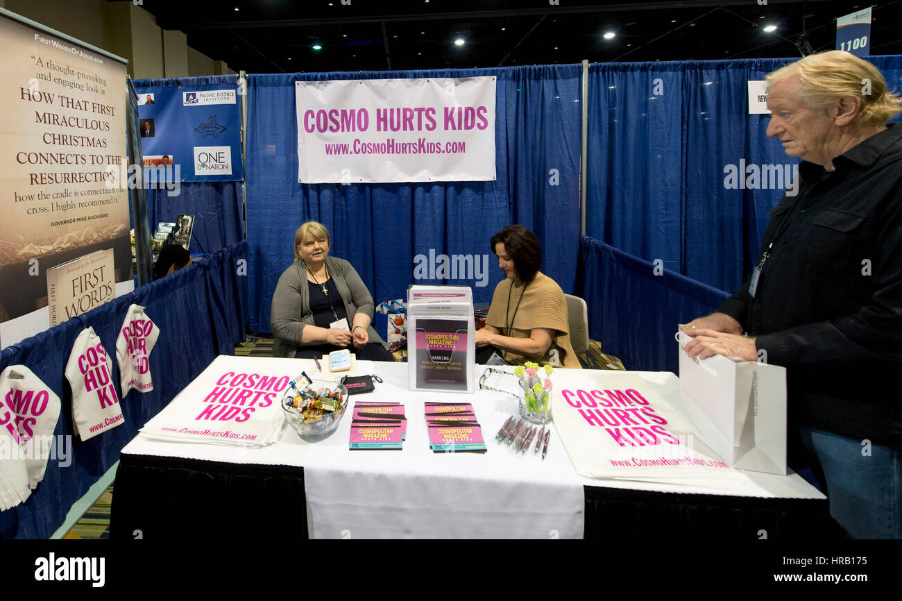 Orlando, Florida, USA. 28th Feb, 2017. The 'Cosmo Hurts Kids'' booth on ...