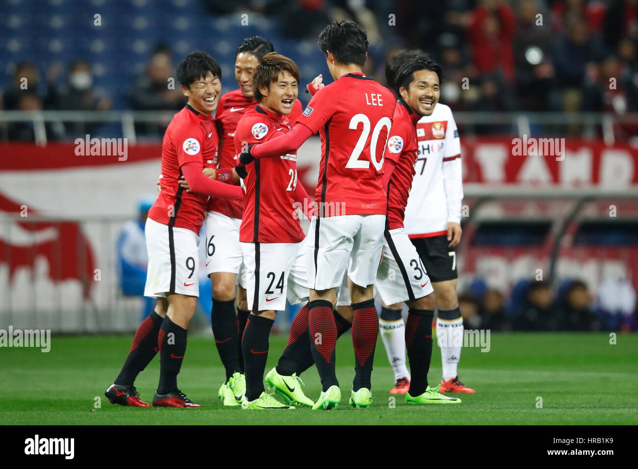 Saitama Stadium 2002, Saitama, Japan. 28th Feb, 2017. Urawa Reds team ...