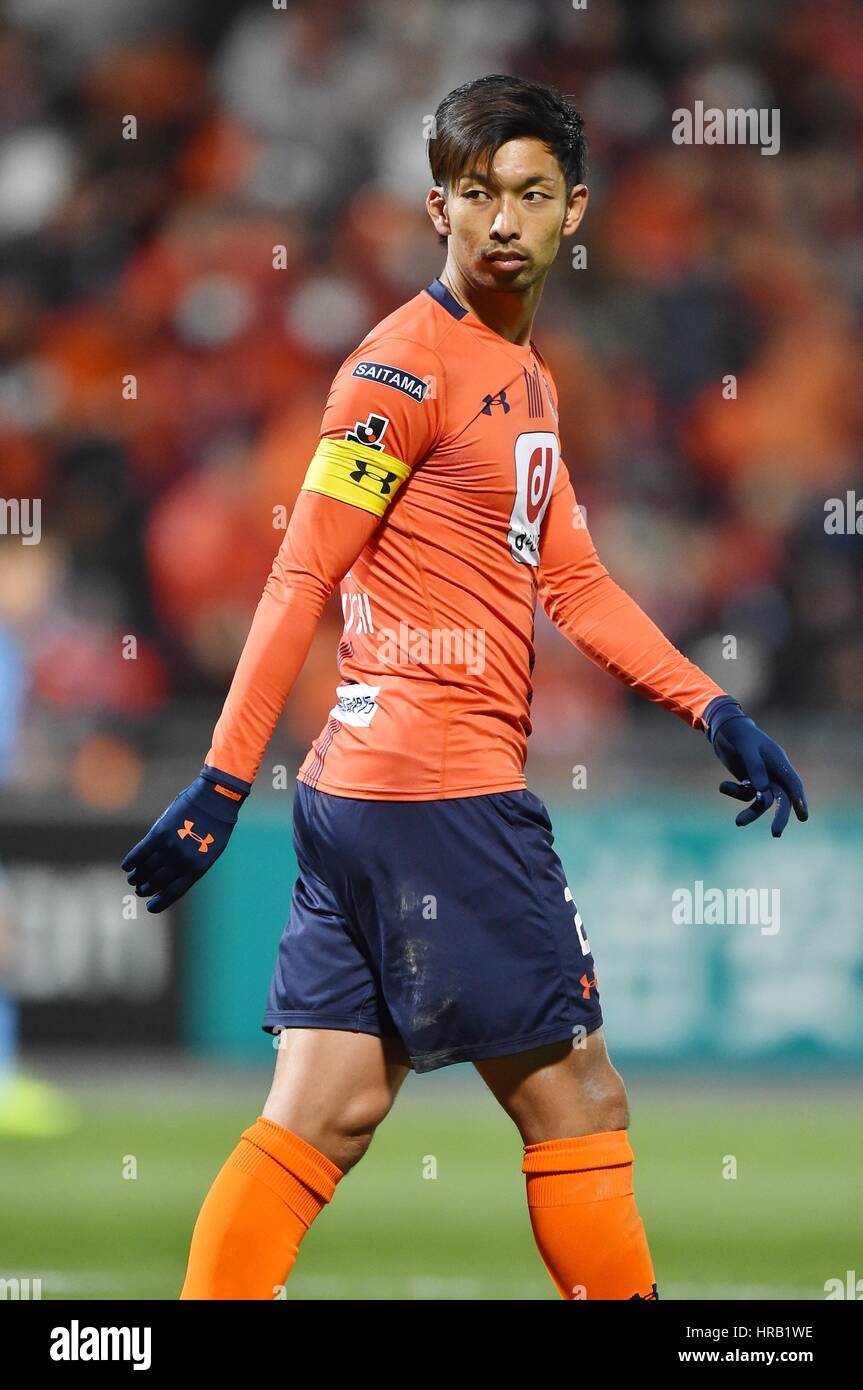 Saitama, Japan. 25th Feb, 2017. Kosuke Kikuchi (Ardija) Football/Soccer : 2017 J1 League match ...