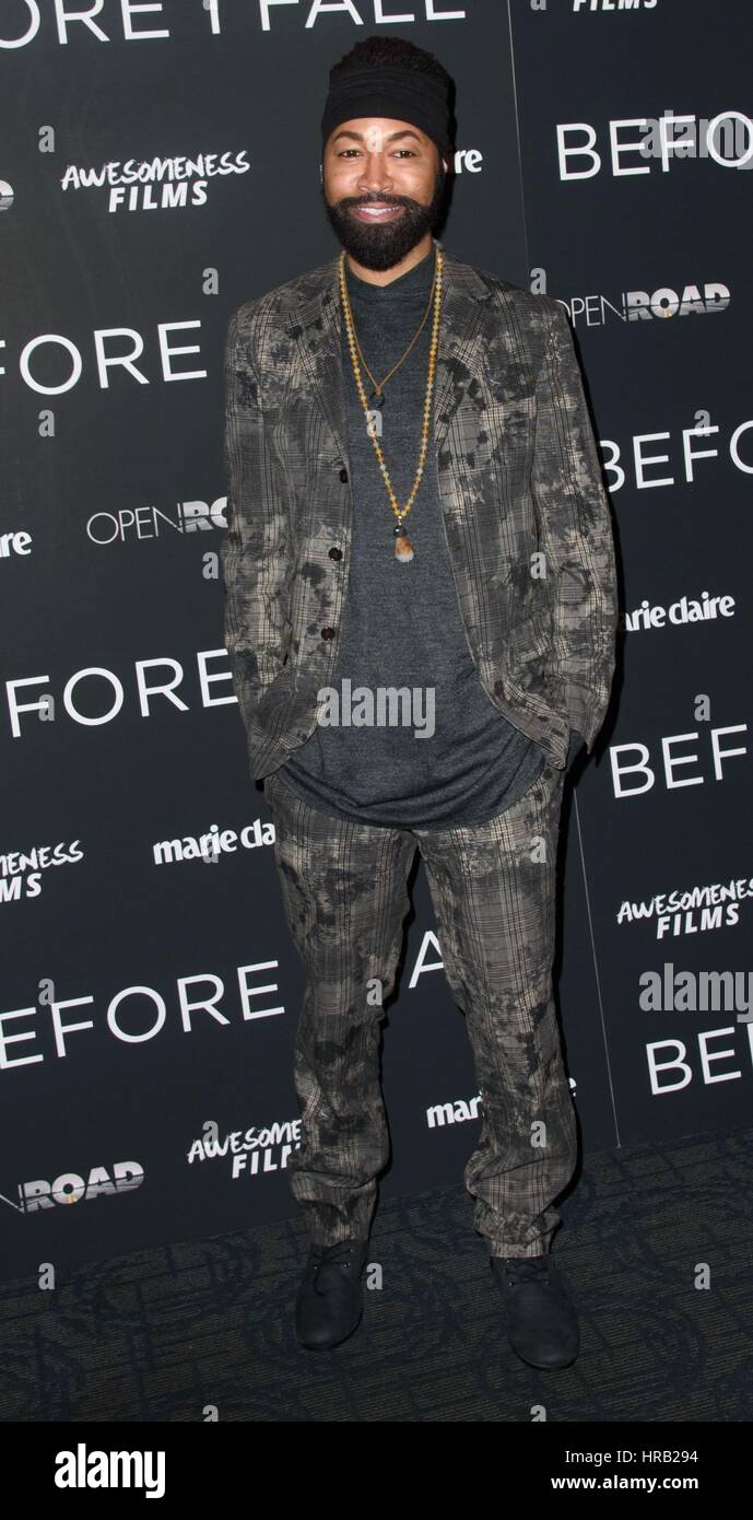 New York, NY, USA. 28th Feb, 2017. Ty Hunter at arrivals for BEFORE I ...