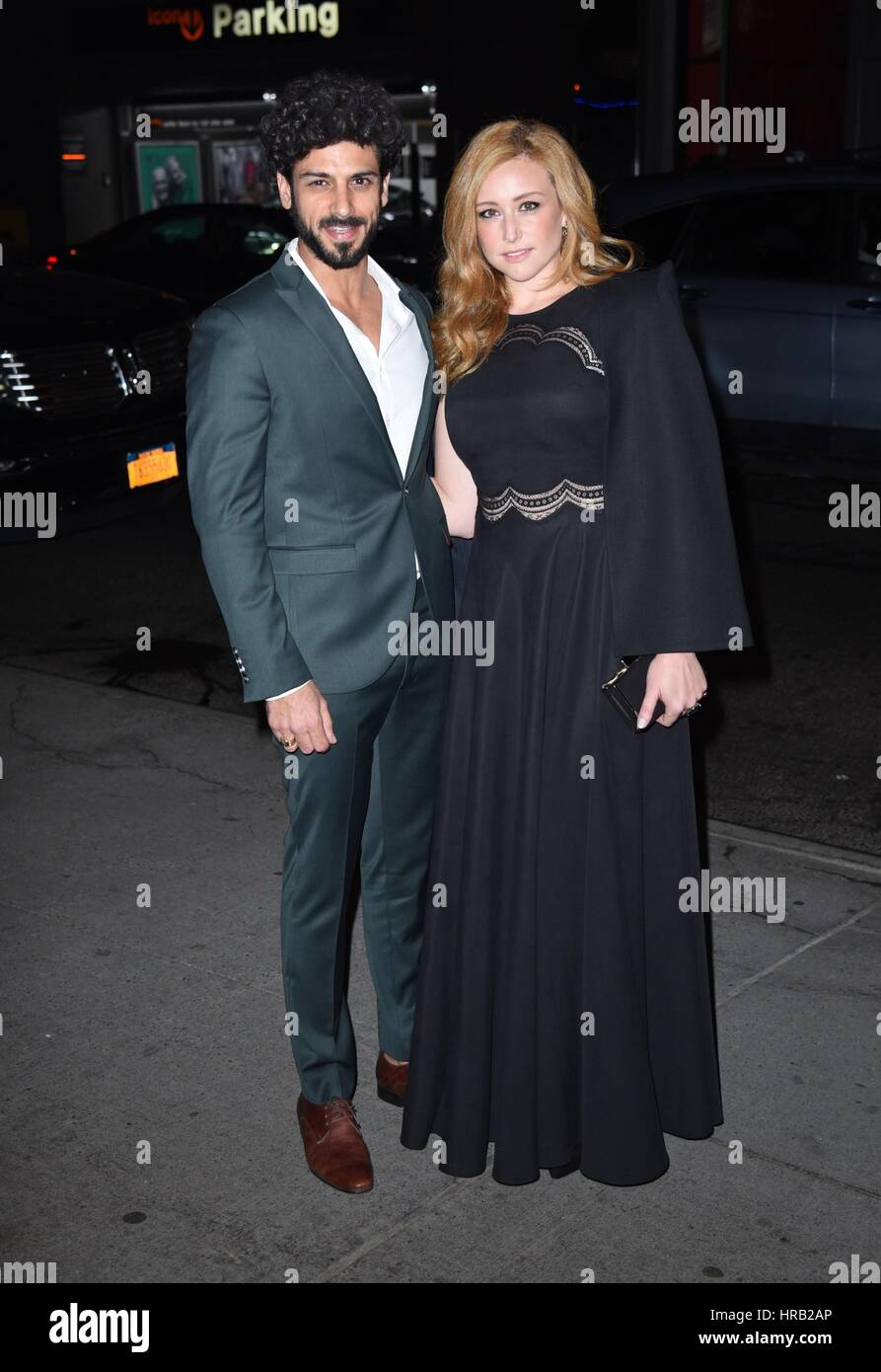 New York, NY, USA. 28th Feb, 2017. Avraham Aviv Alush, Nofar Koren ...