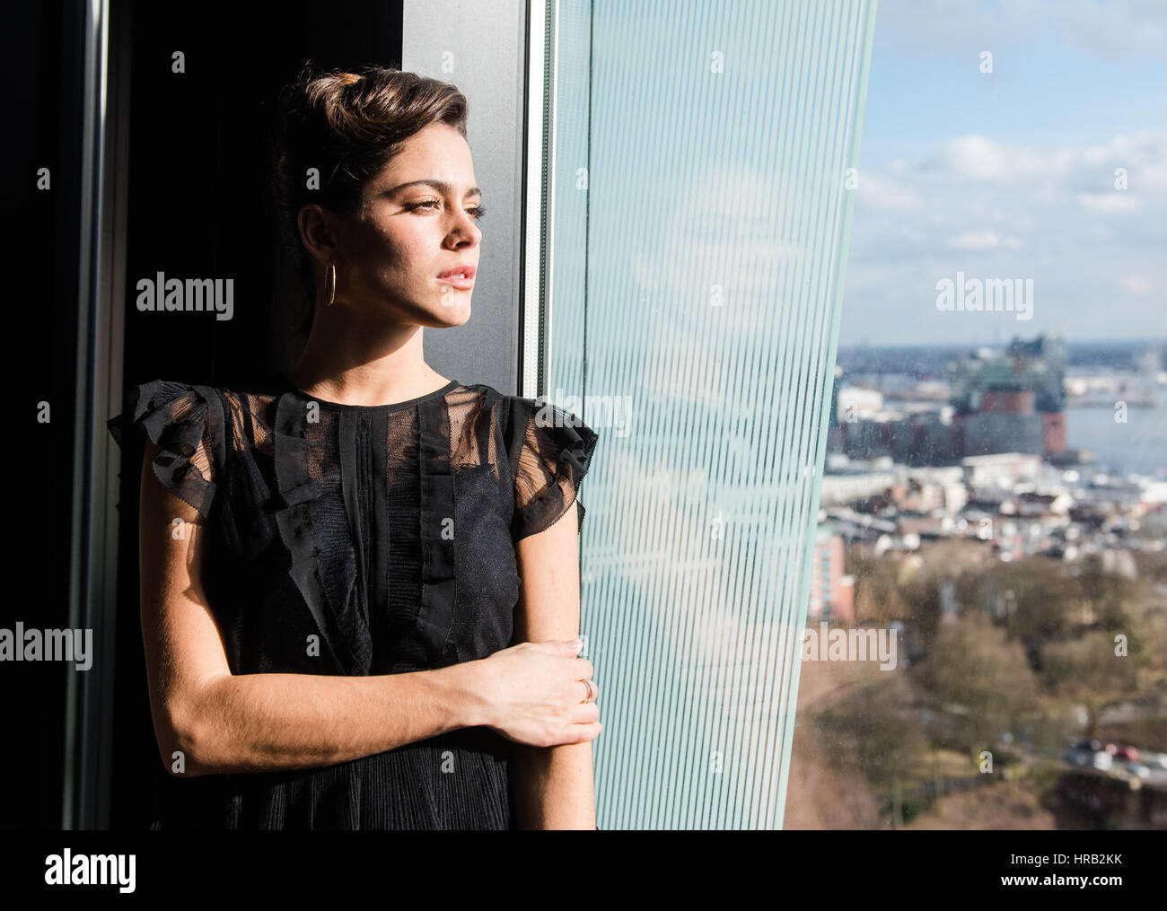 Hamburg, Germany. 28th Feb, 2017. German actress and singer Martina ...